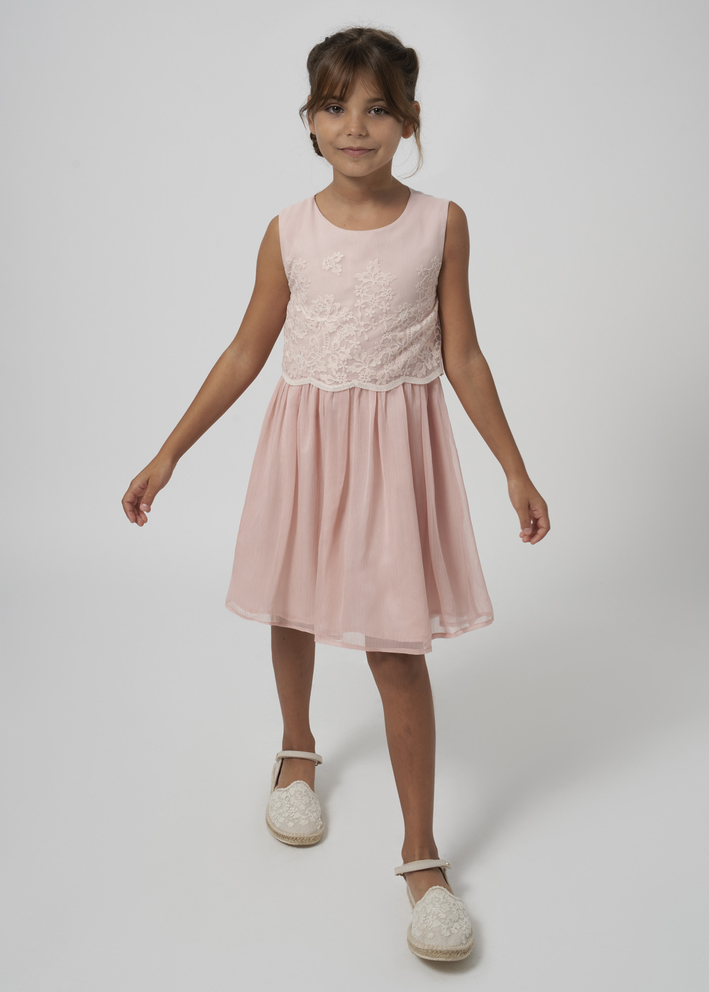 Girls embroidered dress Tulip | Mayoral
