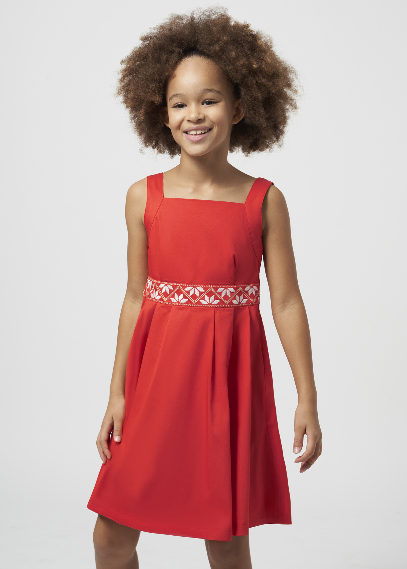 Girls embroidered dress | Mayoral
