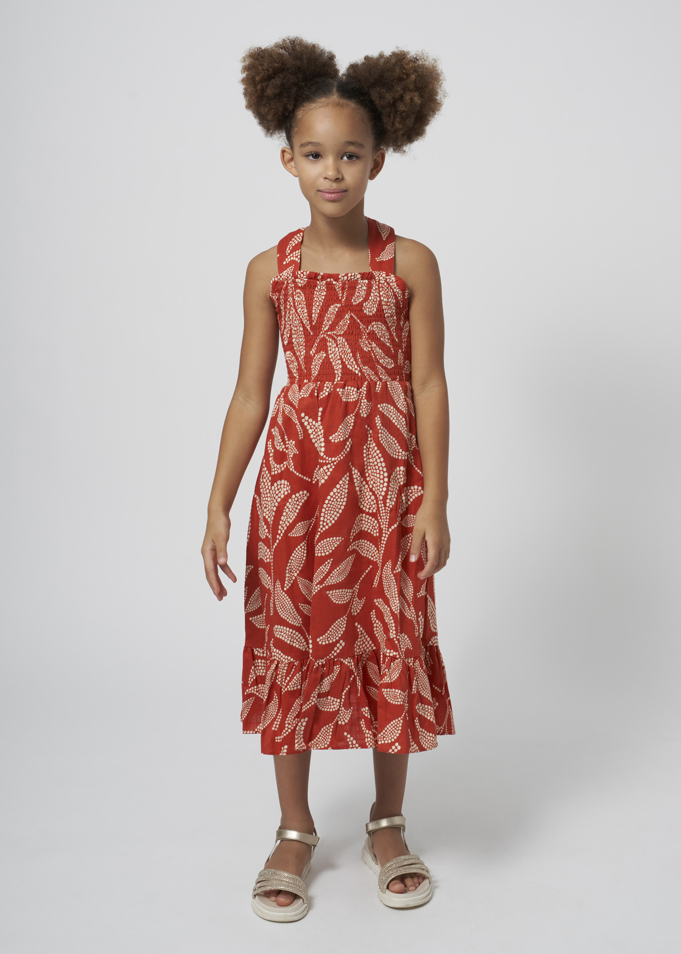 Girl Print Midi Dress | Mayoral