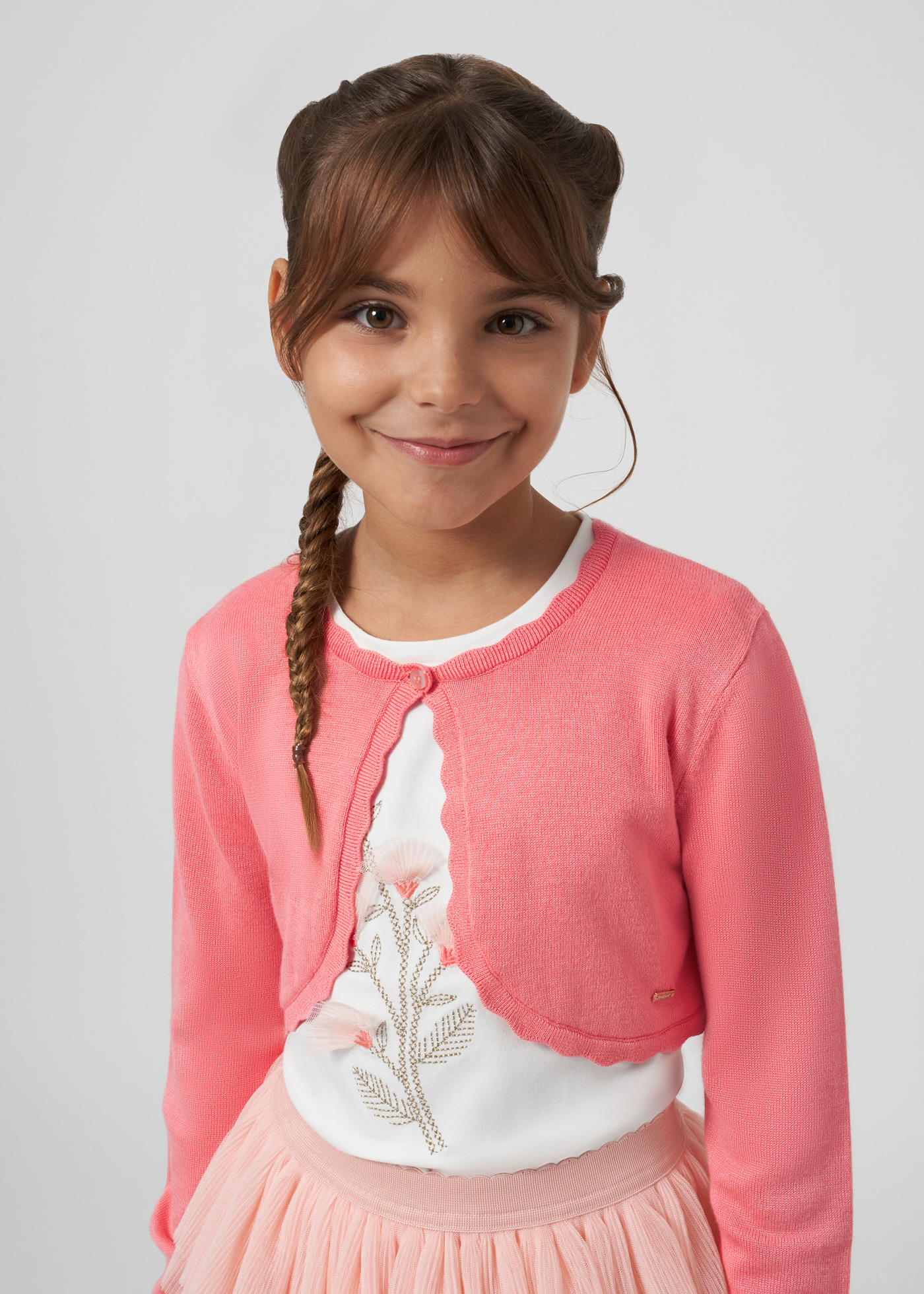 Rebeca tricot con LENZING™ ECOVERO™ Viscosa chica Flamingo | Mayoral