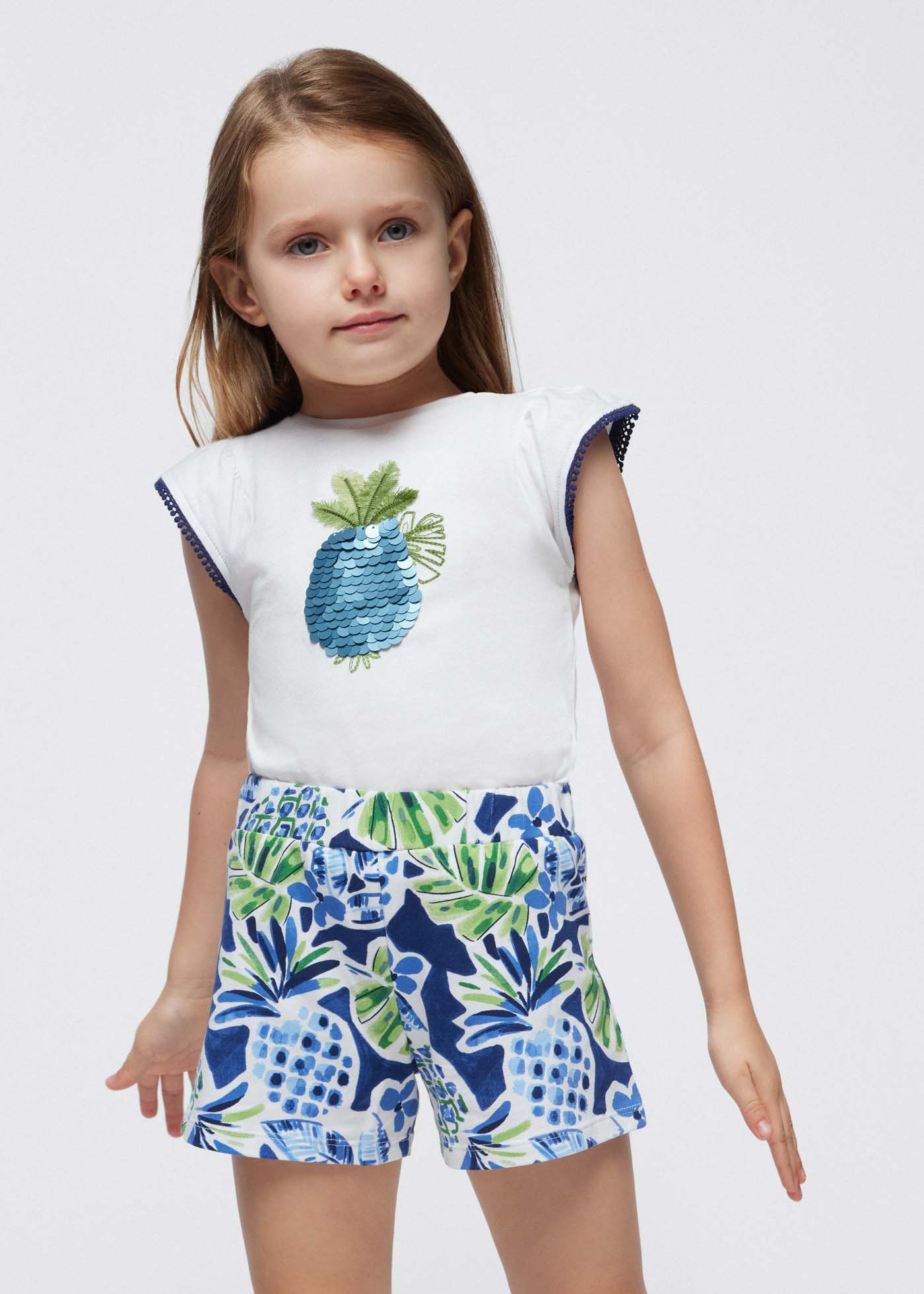Girls 2-piece printed set Ink | Mayoral