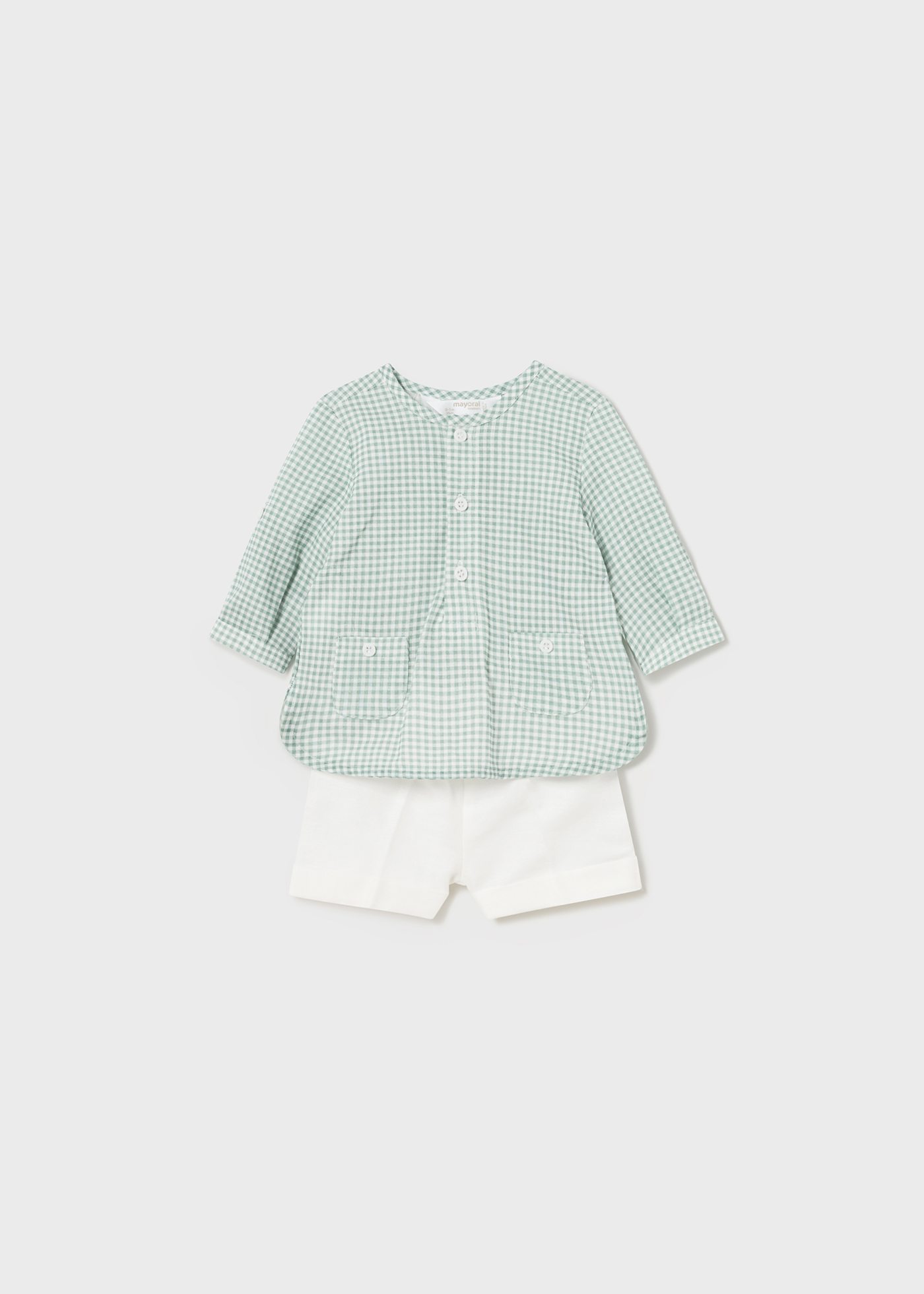 Newborn 2 Piece Gingham Set River | Mayoral