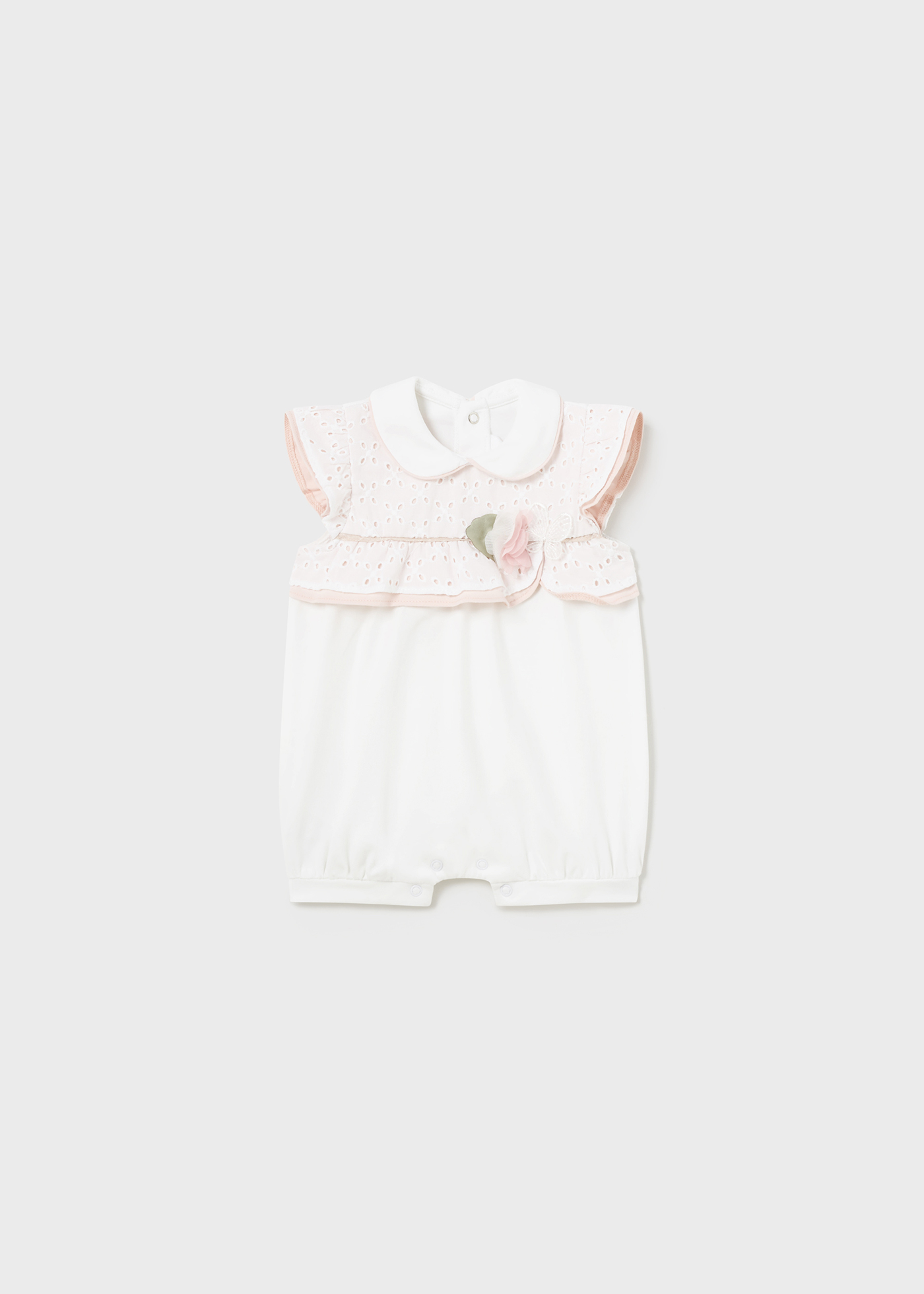 Newborn one-piece Better Cotton White | Mayoral
