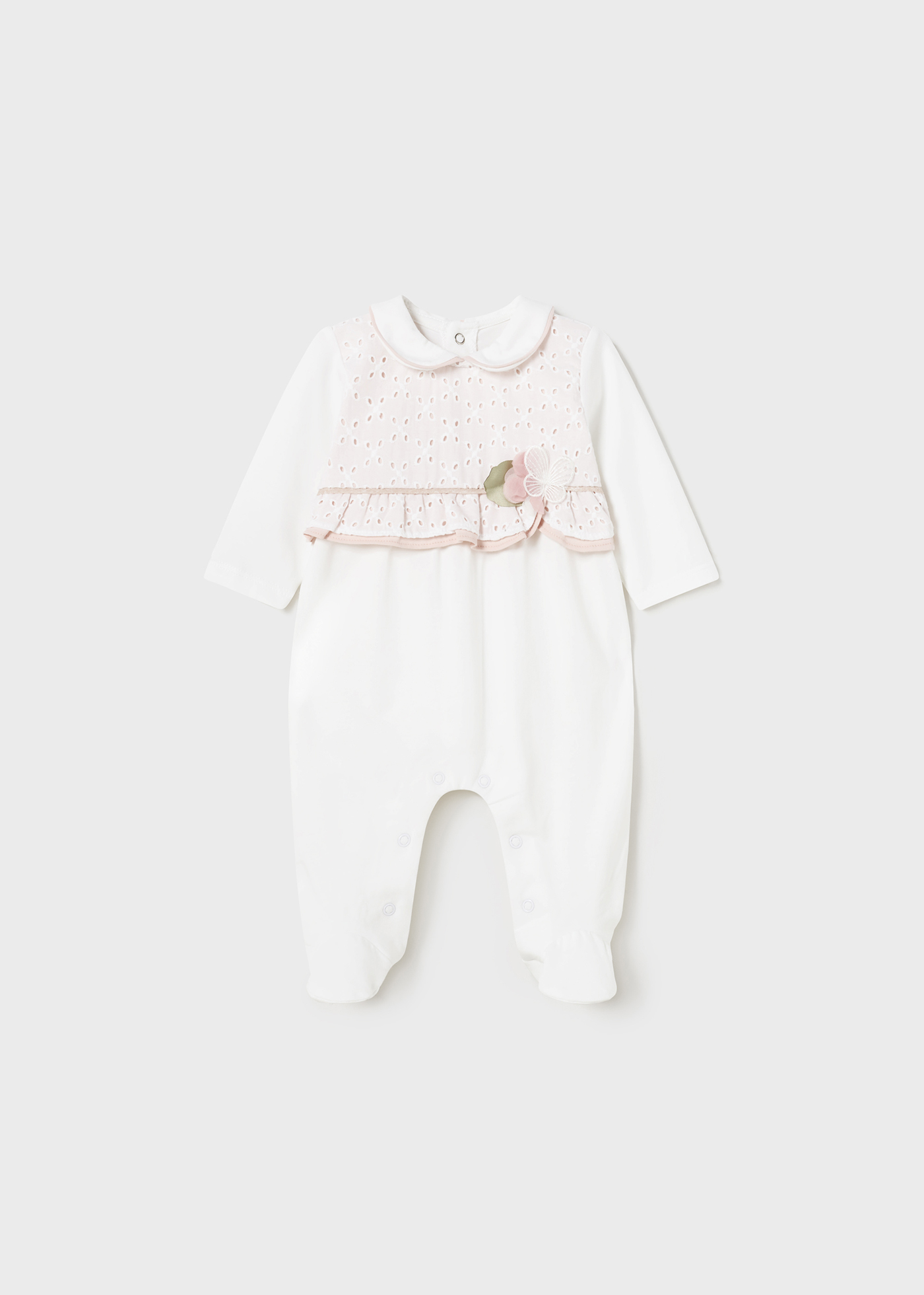 Newborn one-piece Better Cotton White | Mayoral
