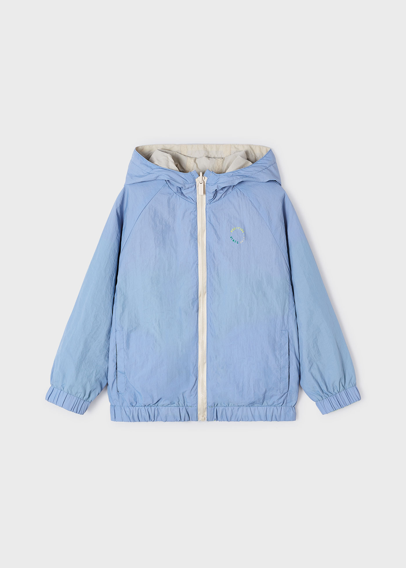 Boy Reversible Windbreaker Jacket Sky | Mayoral