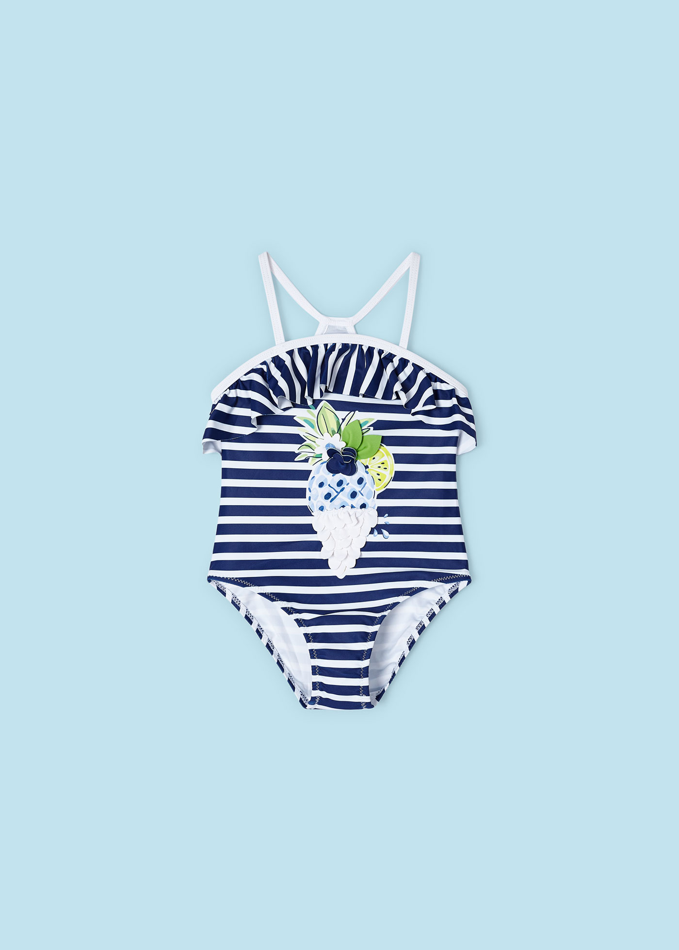 Girls striped swimsuit Ink | Mayoral
