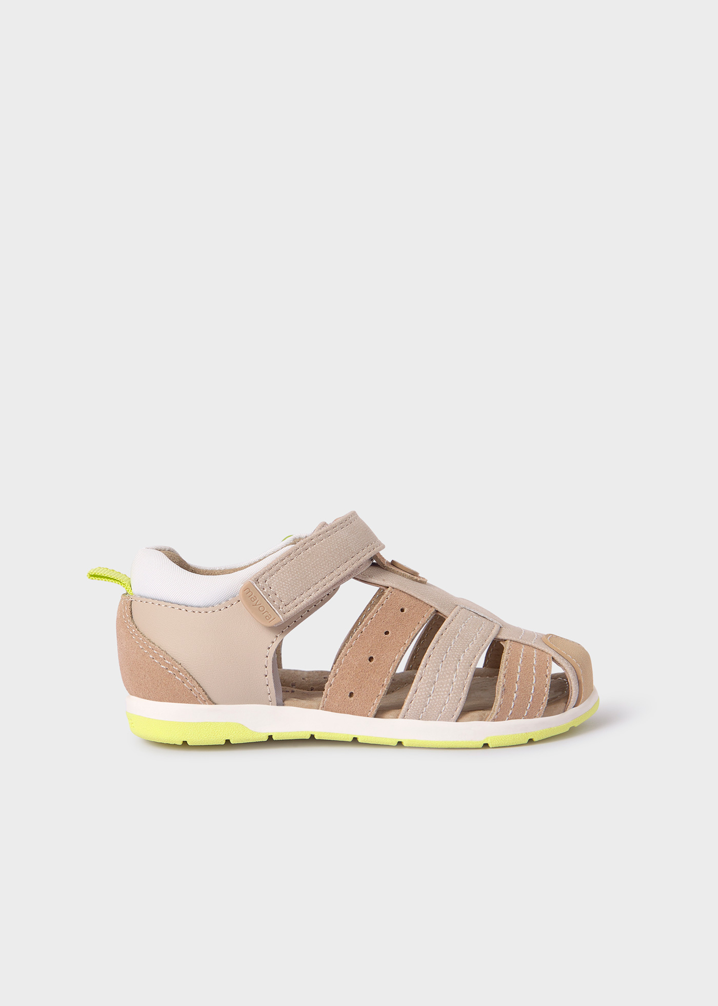 Boy Sandals Sustainable Leather Off white | Mayoral