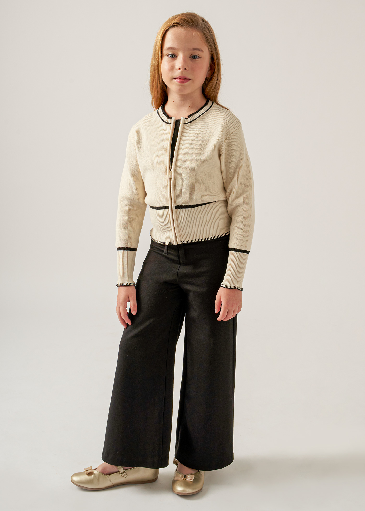 Girls cropped pants milano stitch | Mayoral