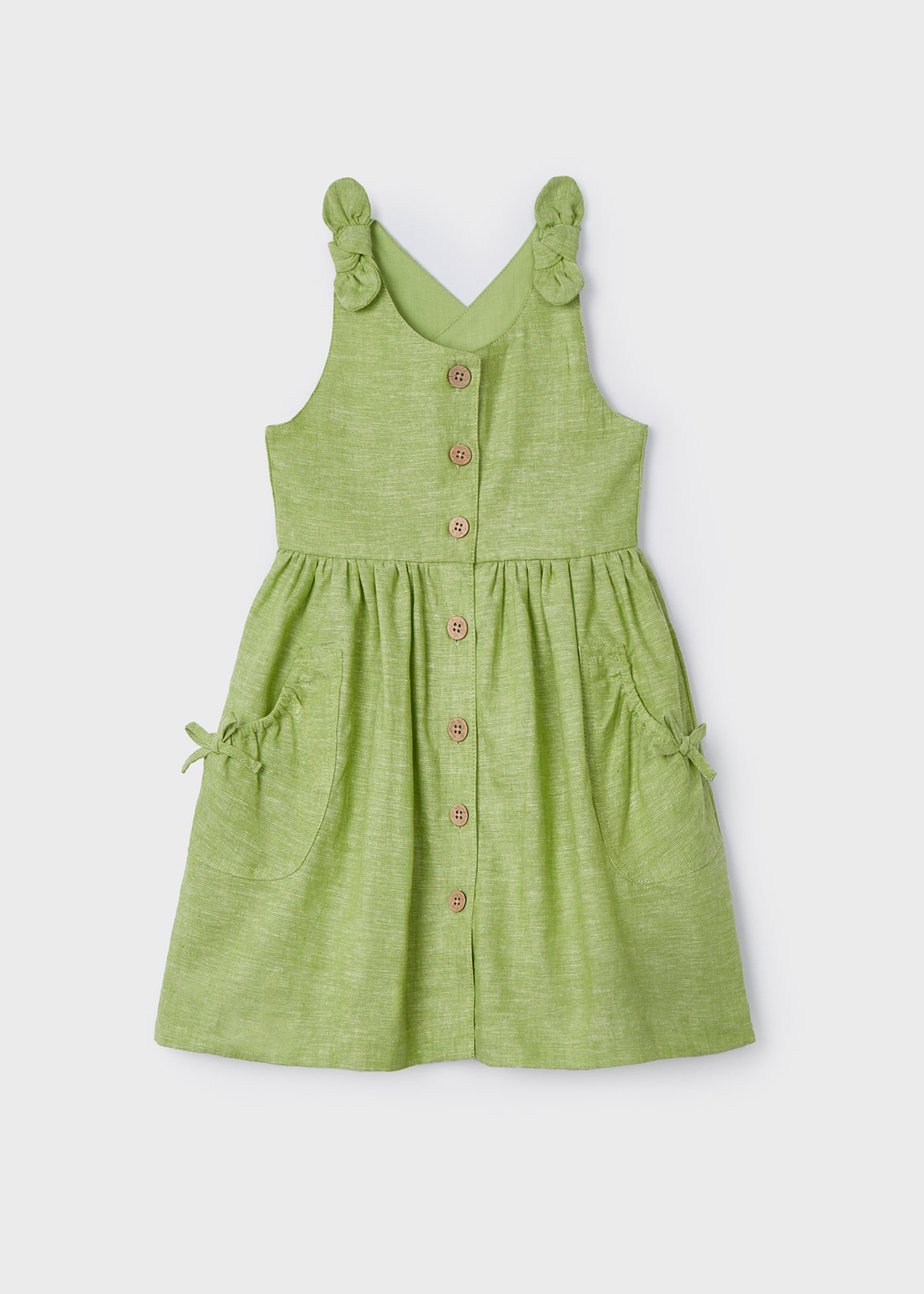 Girls linen dress | Mayoral