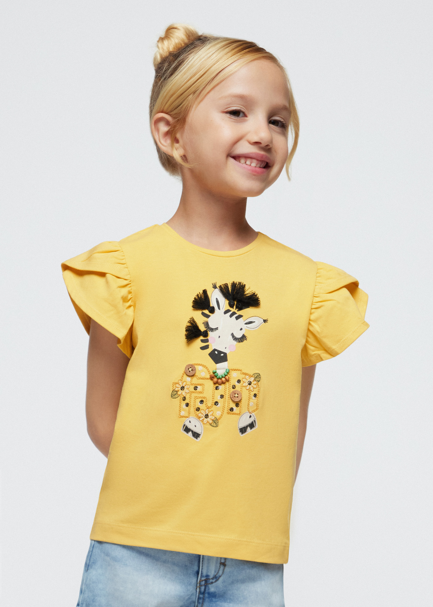 Girls printed t-shirt Honey | Mayoral