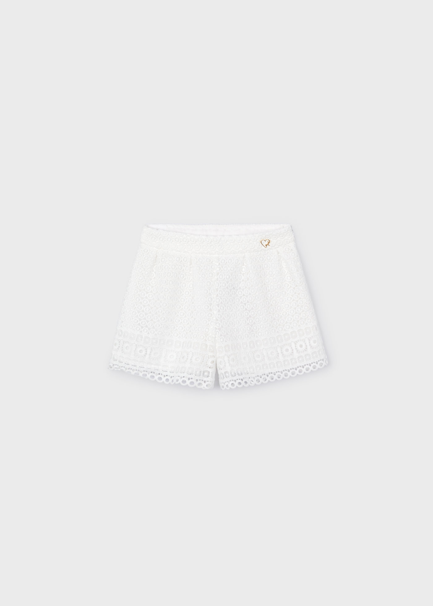 Short ricamato bambina Panna | Mayoral