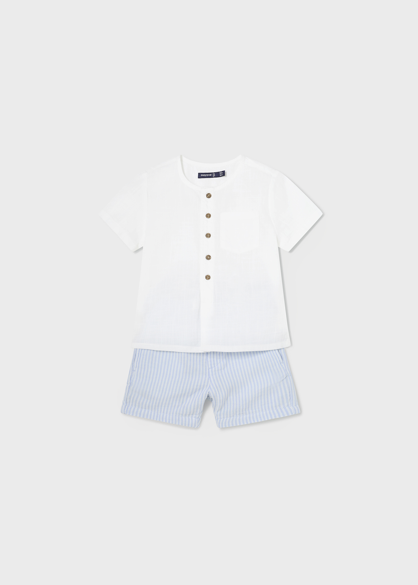 Baby 2-piece set Better Cotton Powder blue | Mayoral