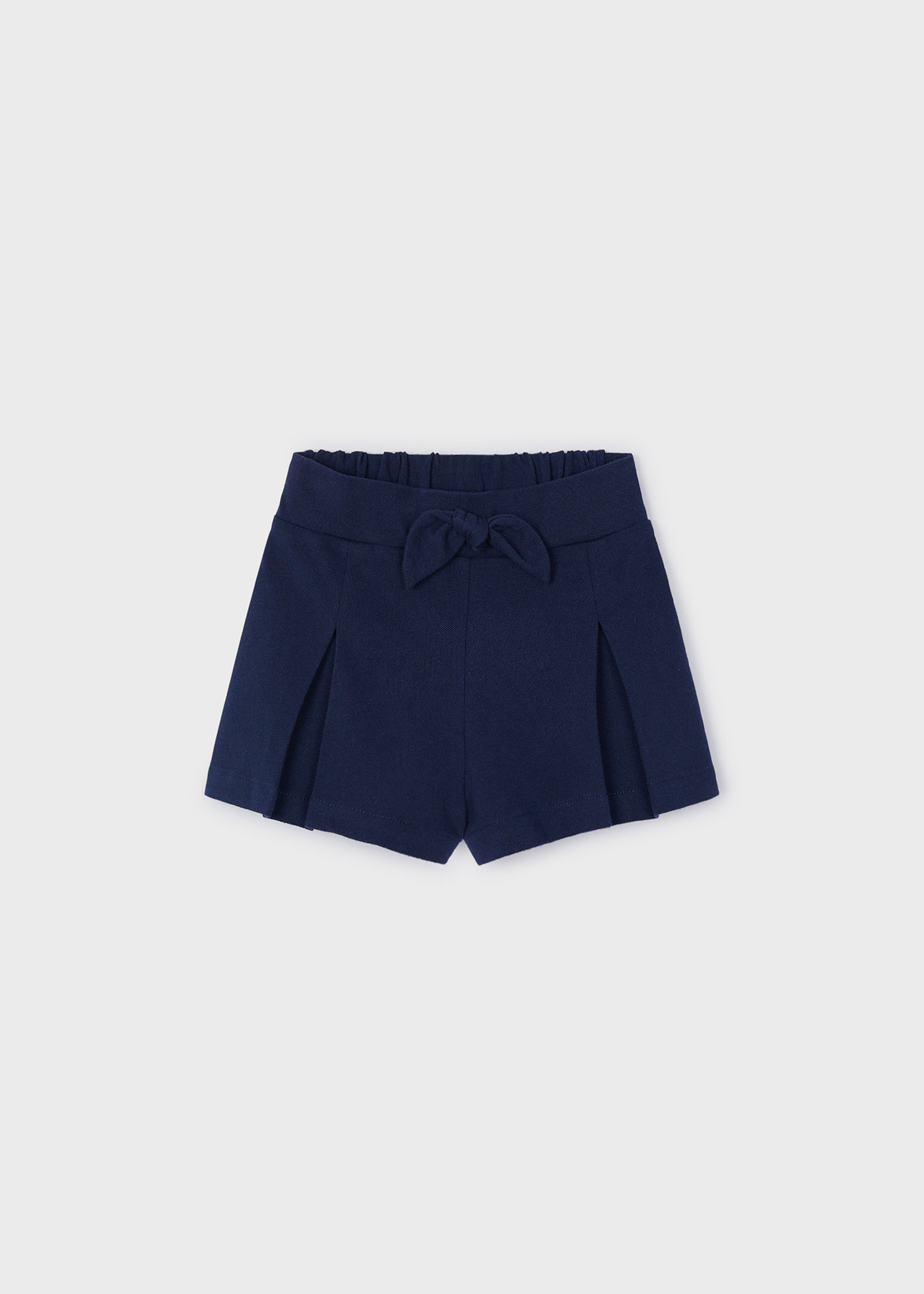 Pantaloncino con fiocco Better Cotton bambina Blu Navy | Mayoral Pantaloncino con fiocco Better Cotton bambina Blu Navy | Mayoral