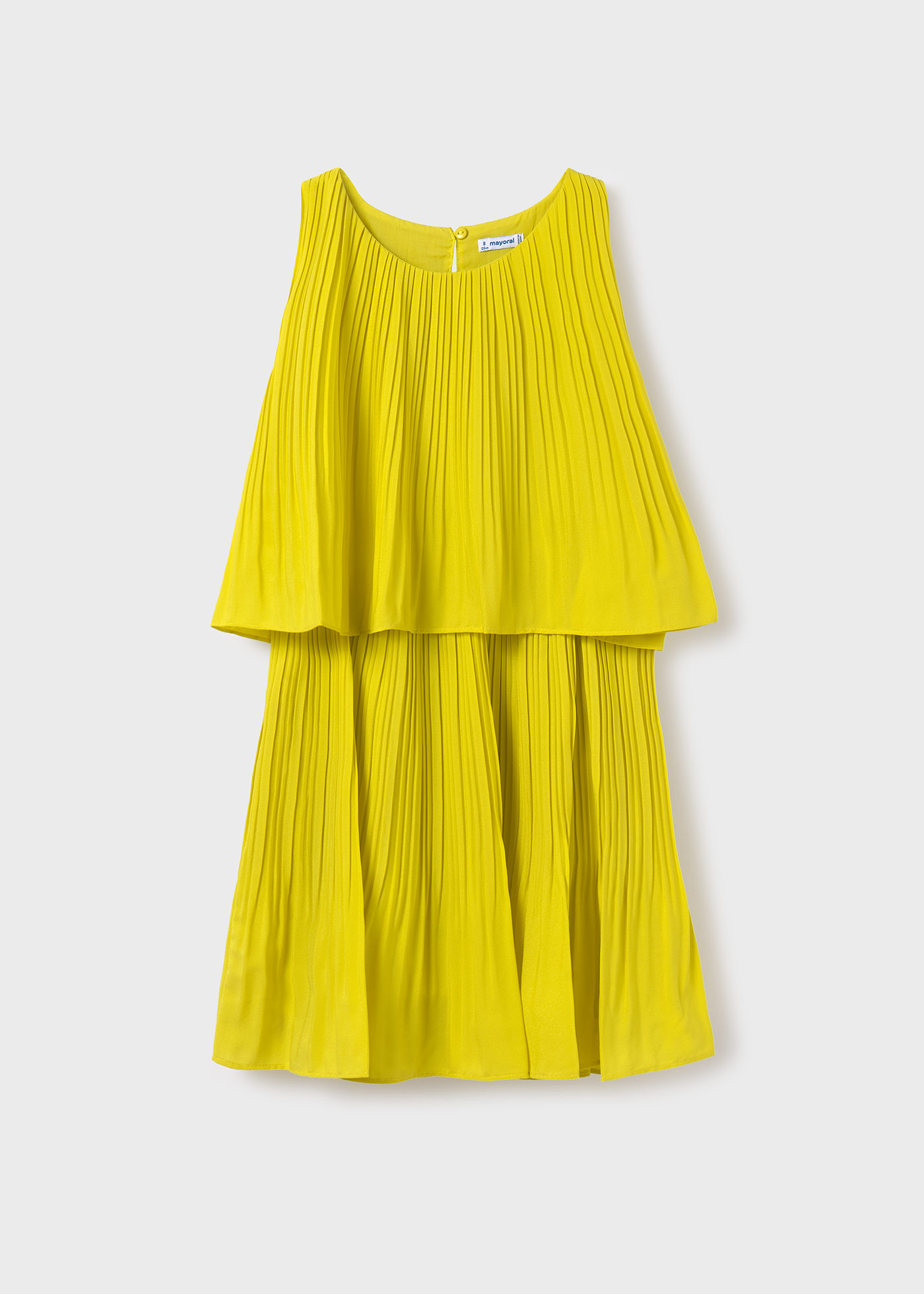 Girls pleated dress Pistachio | Mayoral