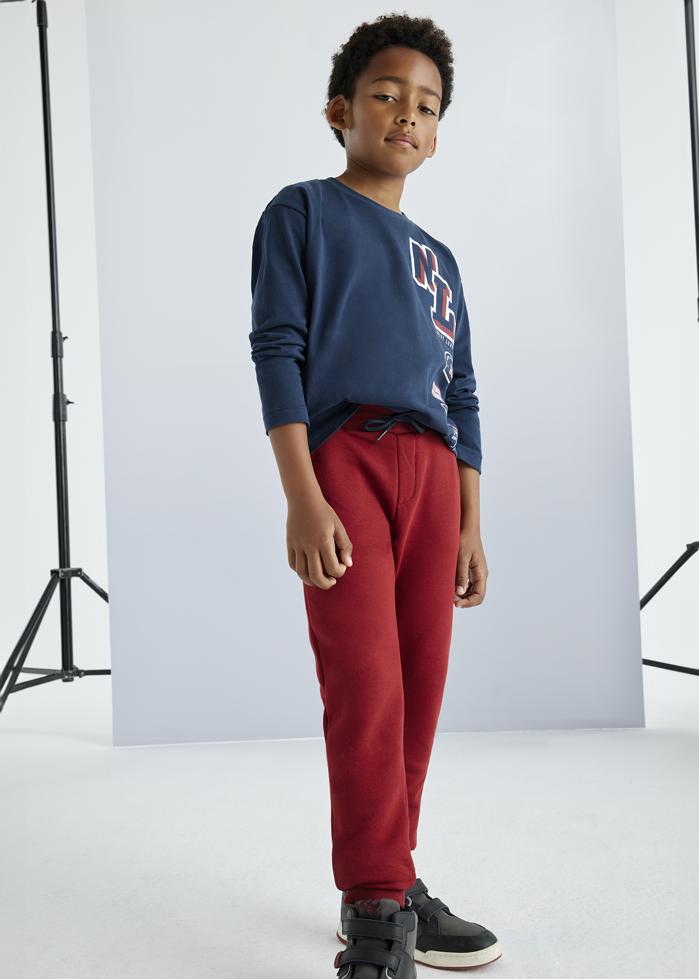 Boy Basic Tracksuit Bottoms Wine | Mayoral