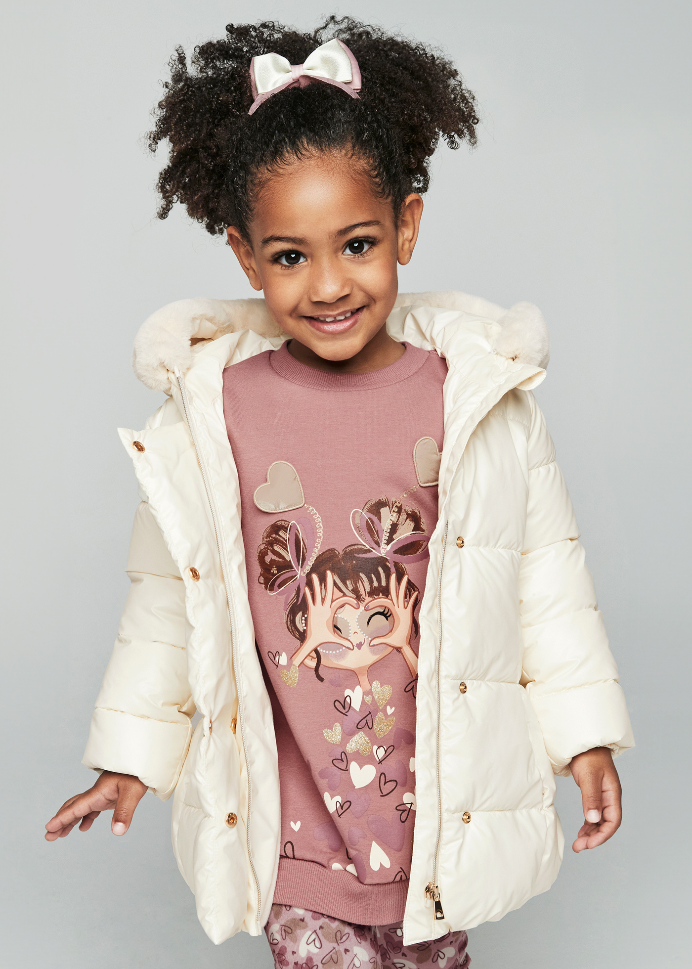 Girl Jumper Dress Rosy | Mayoral