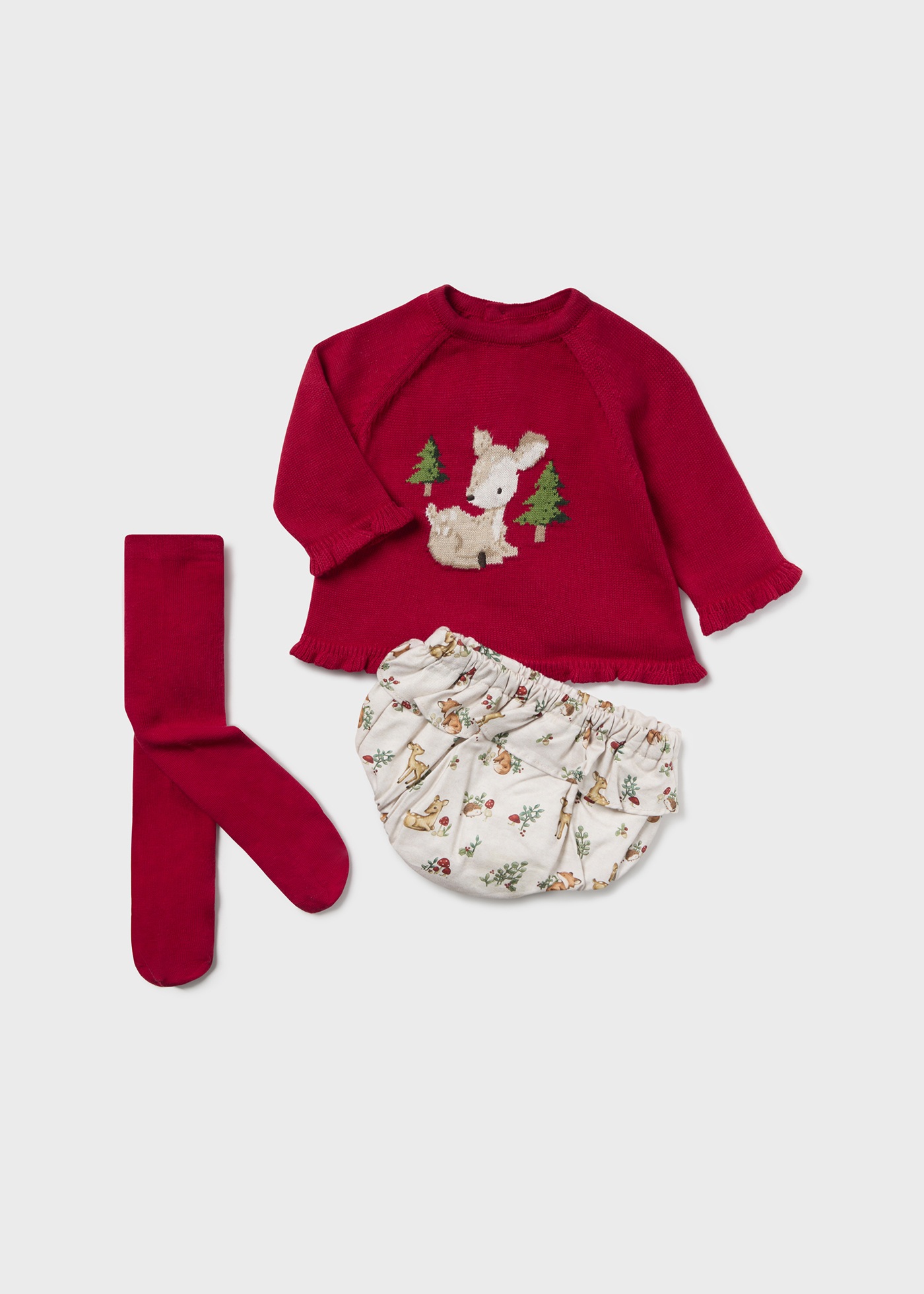 Newborn 3 Piece Set Red | Mayoral