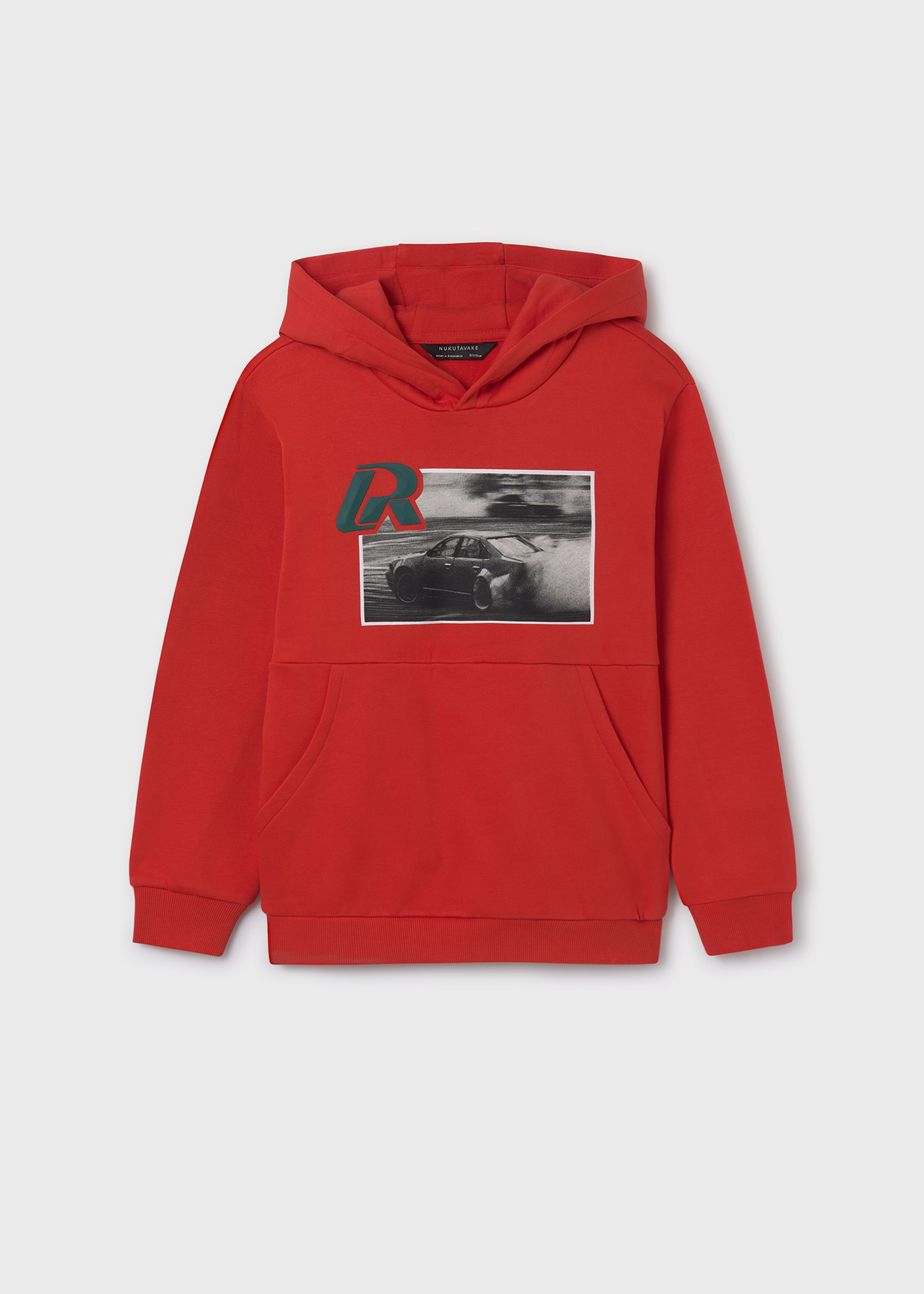 Sudadera estampado blanco y negro chico Flama | Mayoral