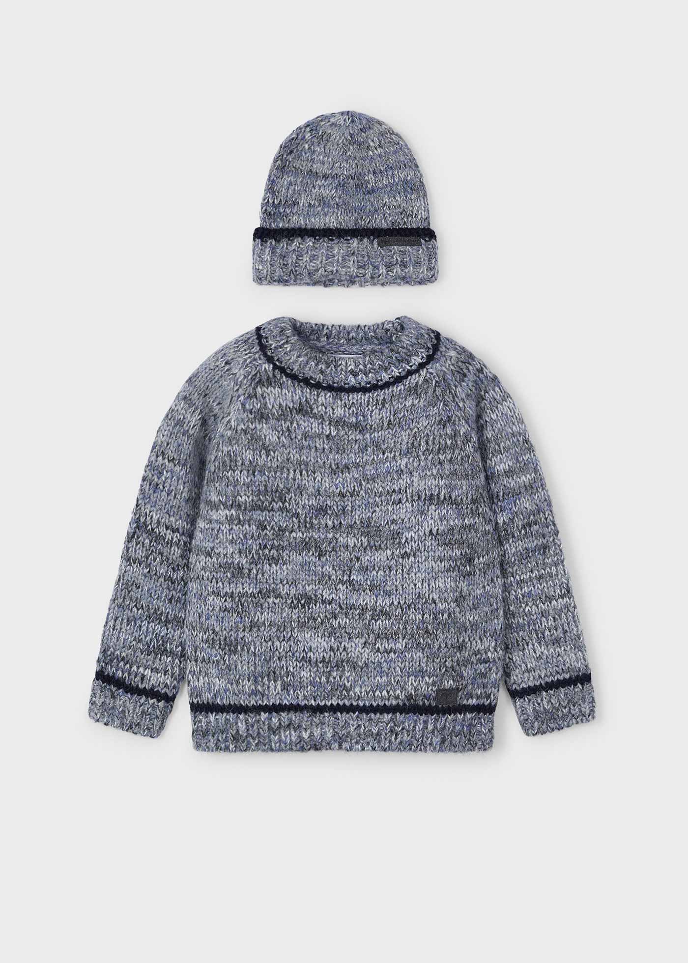 Suéter con gorro niño Cloudy | Mayoral