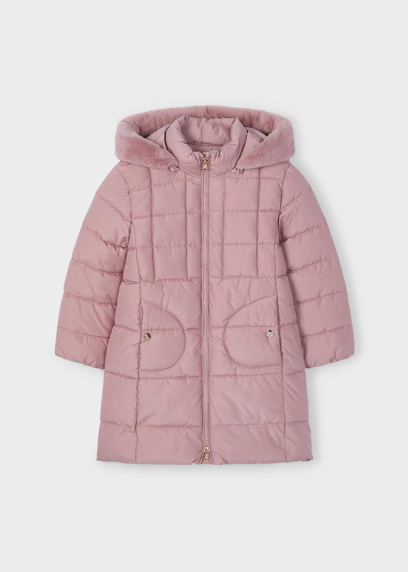 Girl Long Coat Rosy | Mayoral