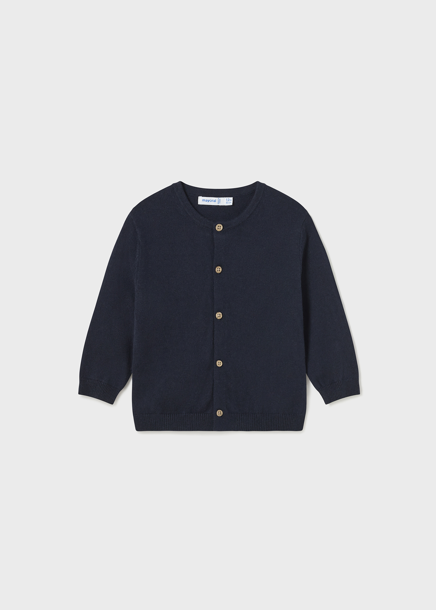 Knit cardigan for baby Navy blue | Mayoral