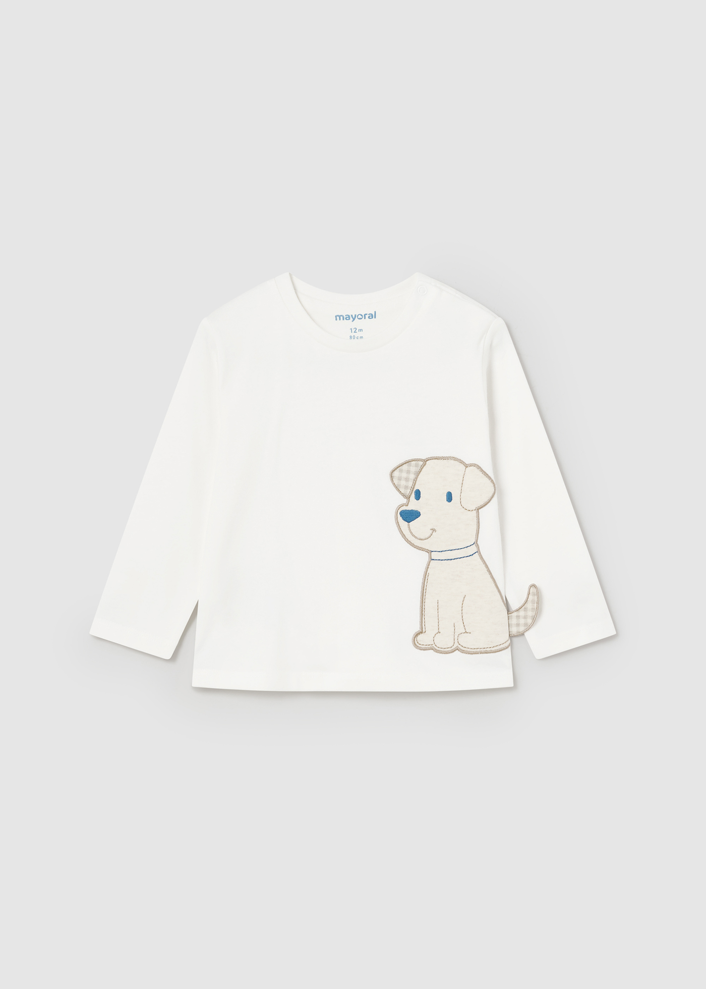 Camiseta interactiva perro bebé Nata | Mayoral