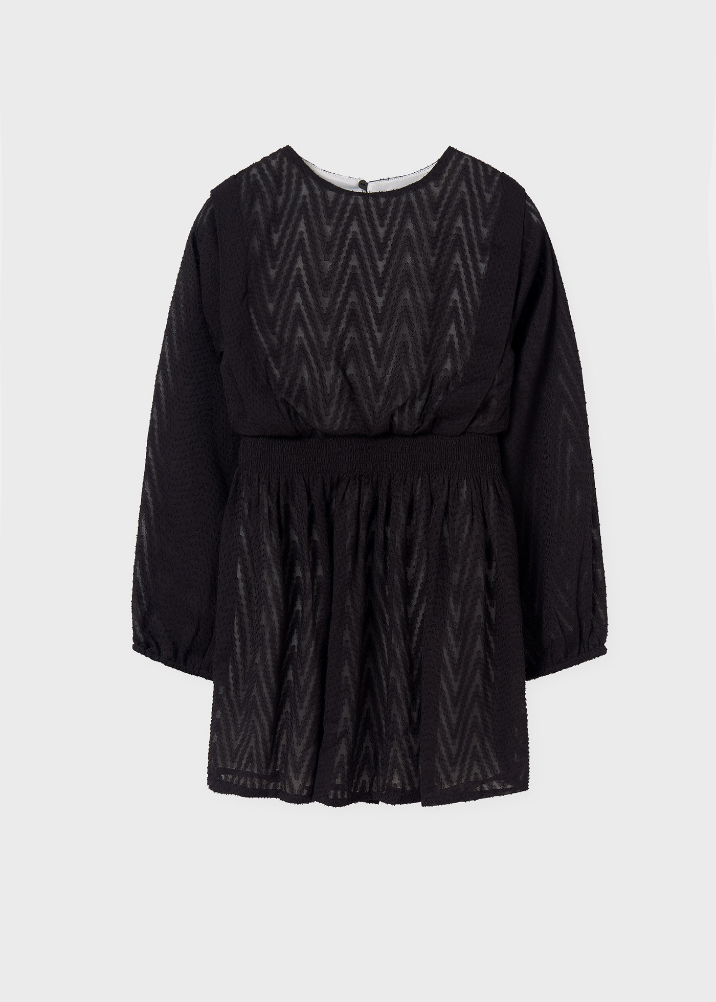 Girl Chiffon Dress Black | Mayoral