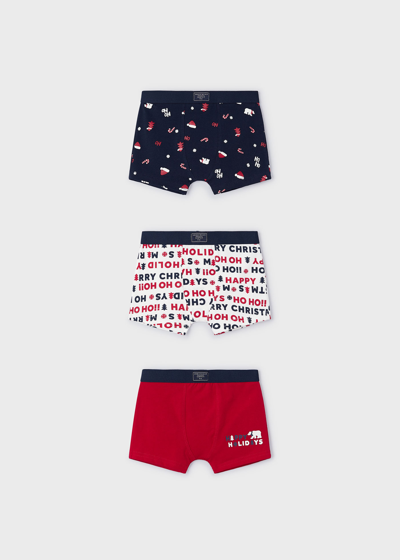 Boy Set of 3 Boxers Mars | Mayoral