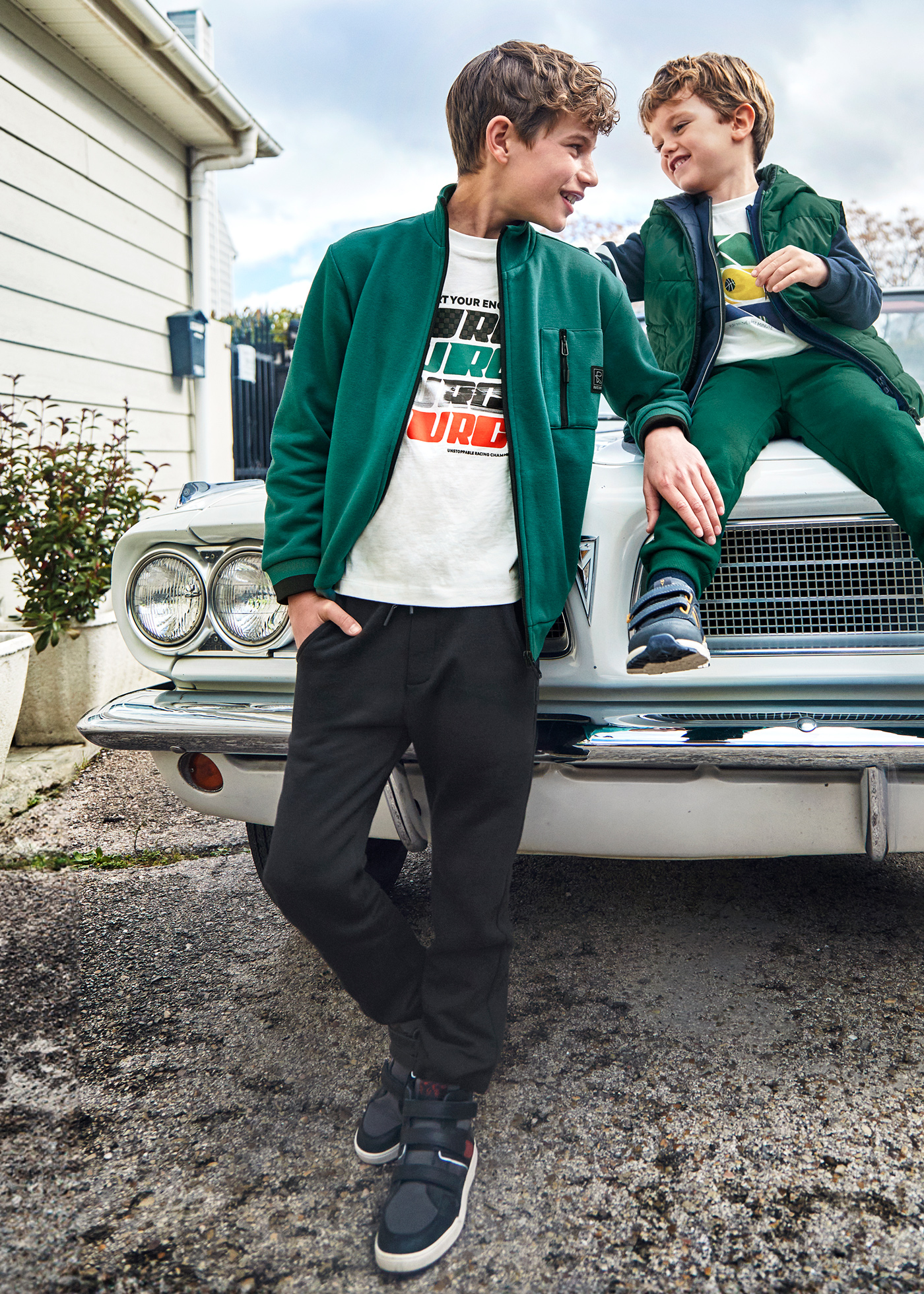 Pants detalles reflectantes chico Evergreen | Mayoral