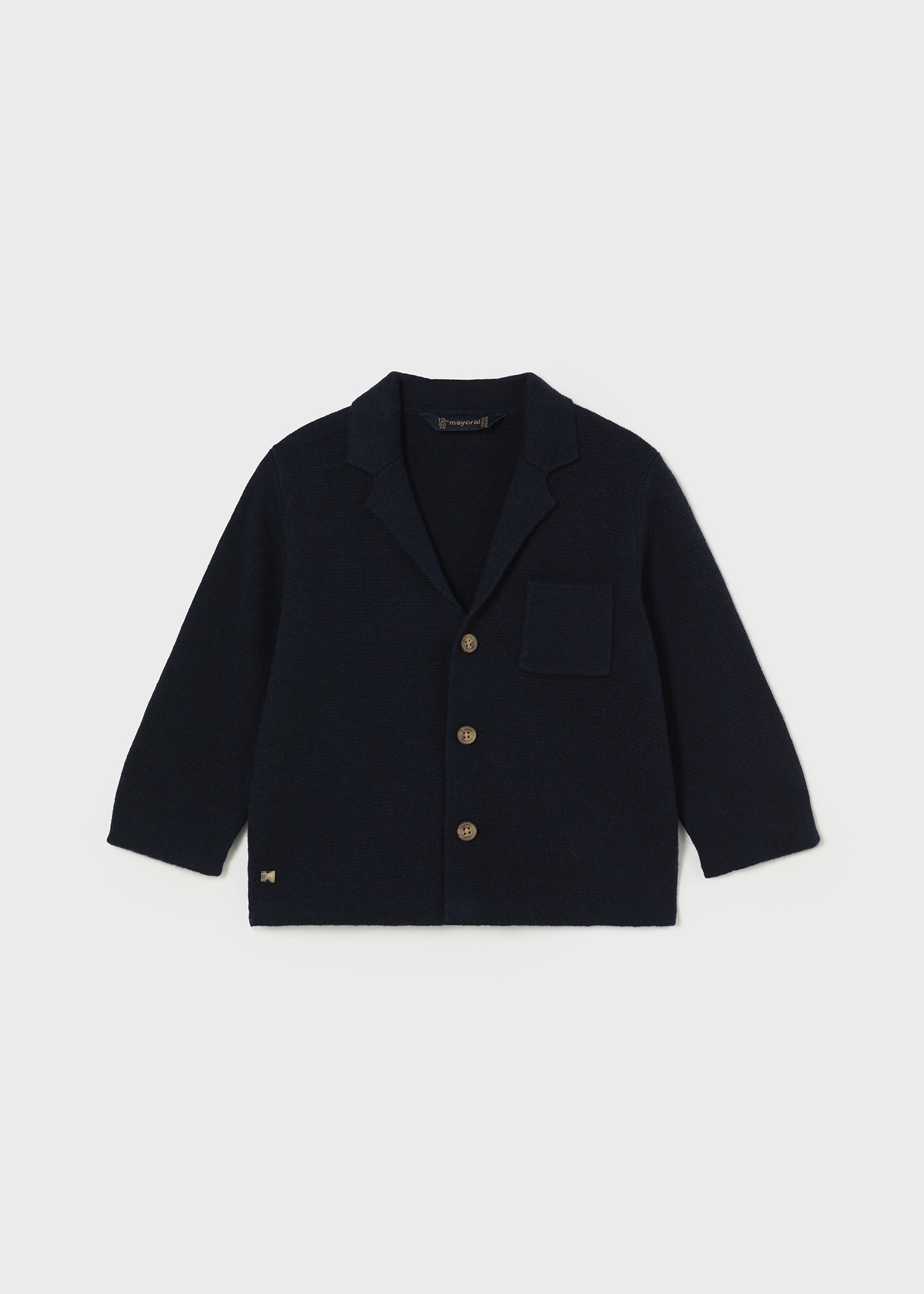 Knit blazer for baby Navy blue | Mayoral