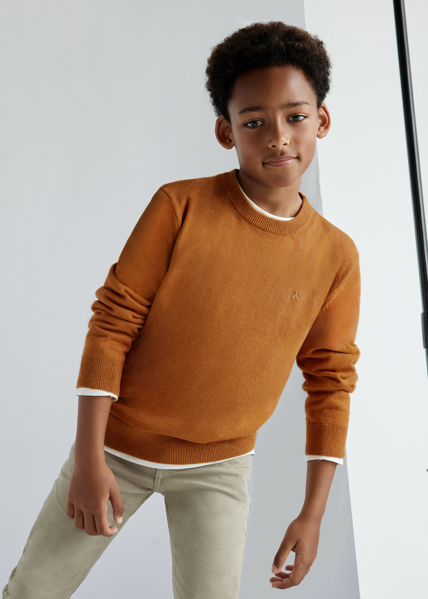 Boy Basic Jumper Amber mix | Mayoral