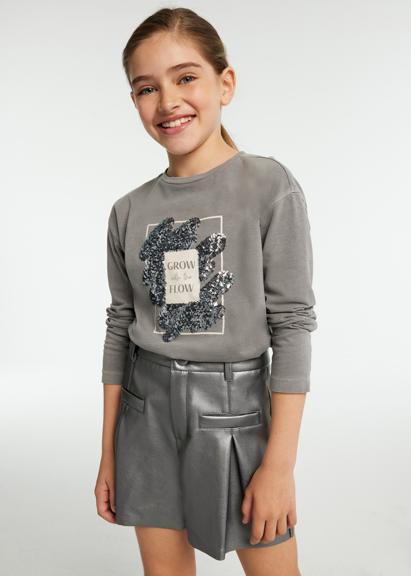 Βερμούδα πολυδερματίνη κορίτσι Μολυβί | Mayoral