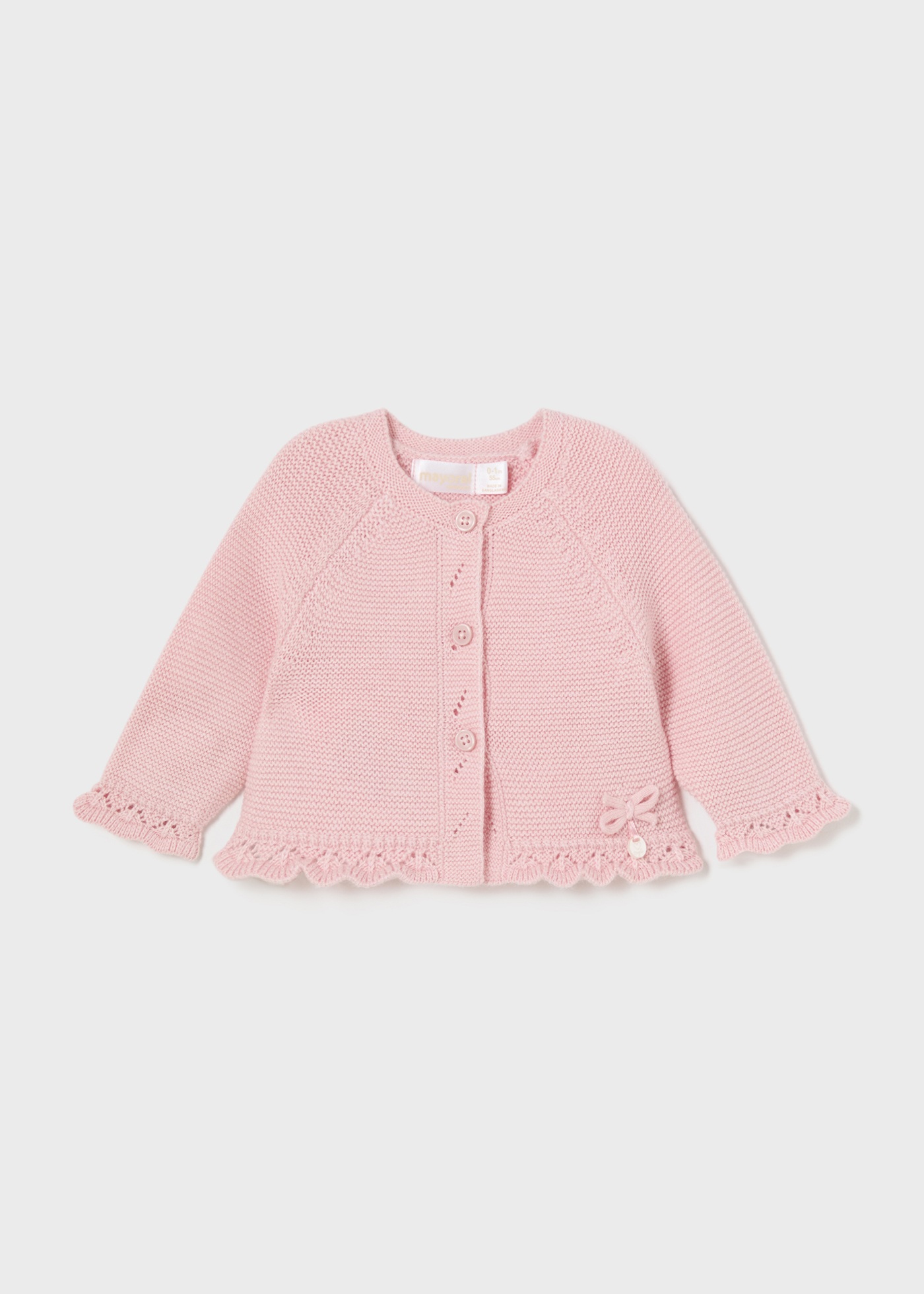 Rebeca tricot recién nacida Rosa Baby | Mayoral