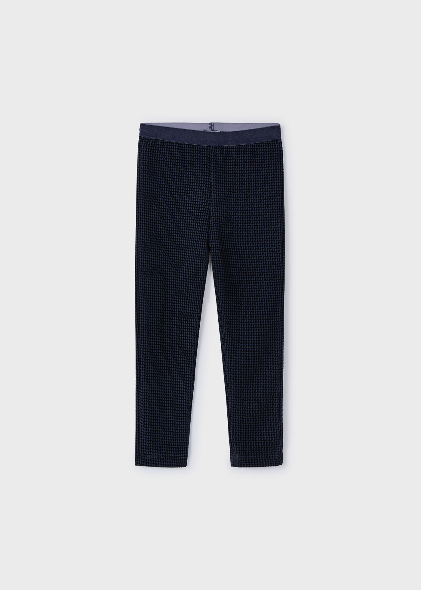Navy blue patterned leggings store