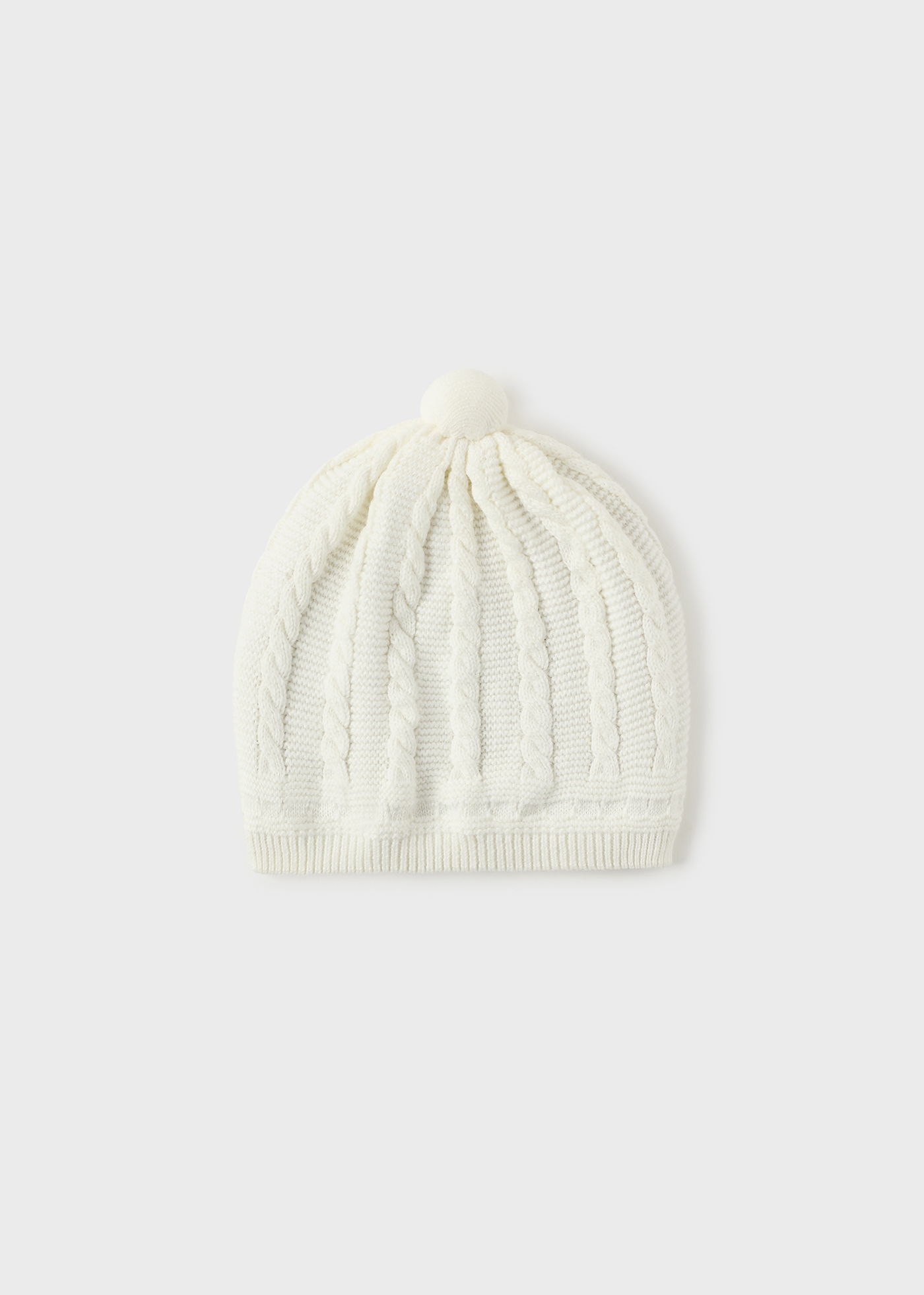 Newborn Tricot Hat Set Off white | Mayoral