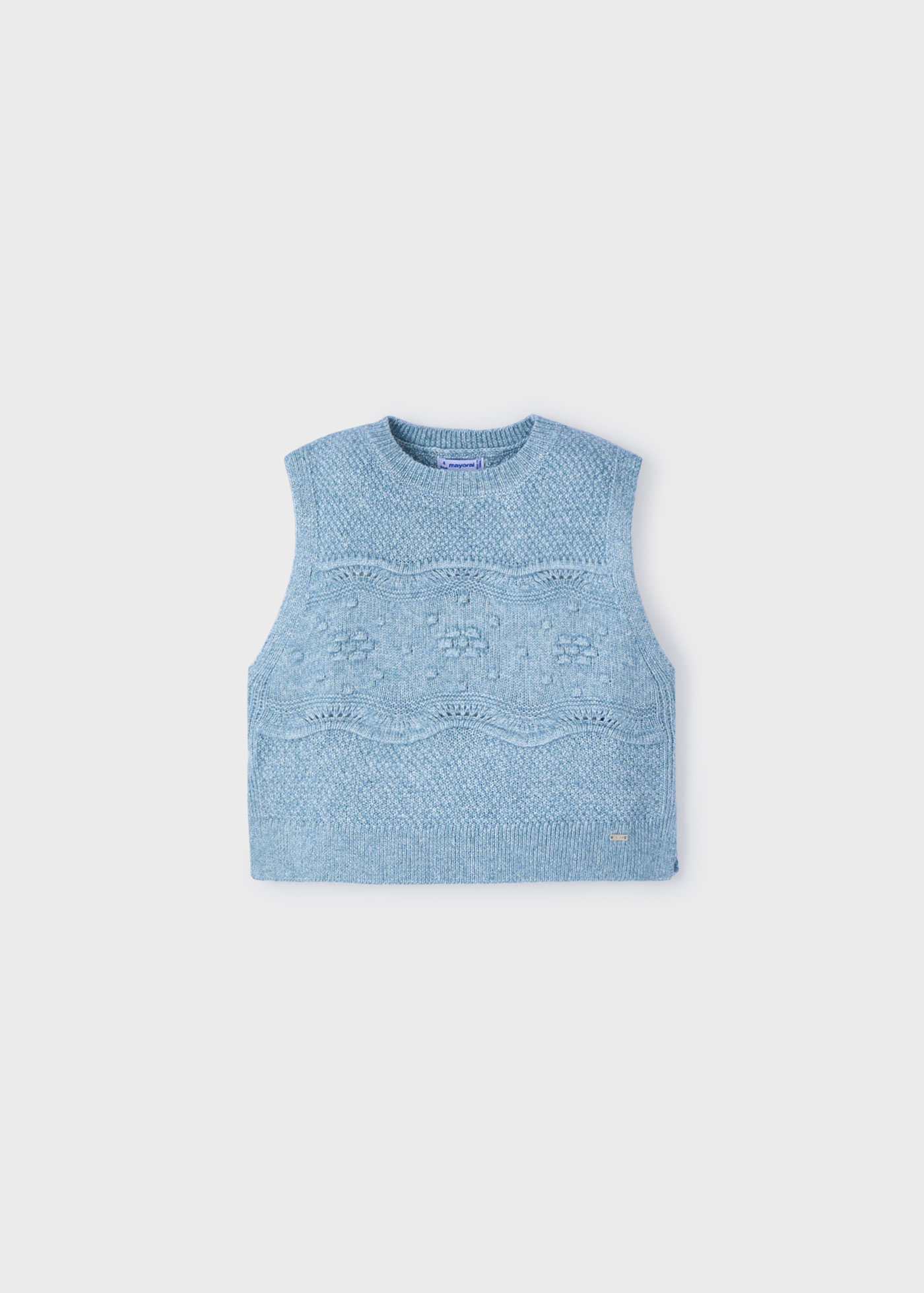 Girl Tricot Vest Light blue | Mayoral