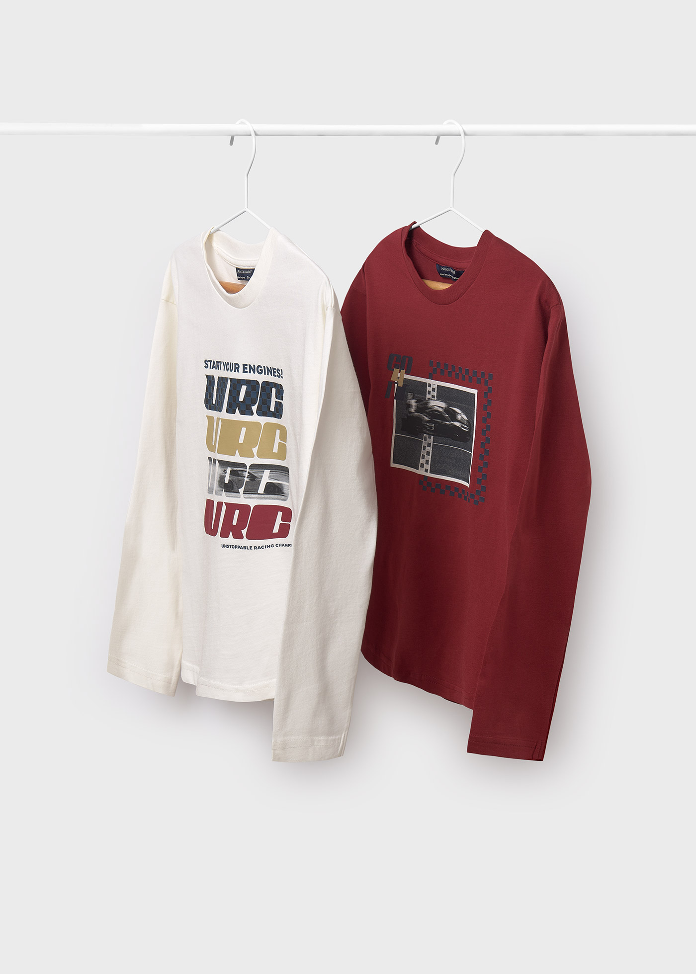 Set 2 camisetas motor chico Wine | Mayoral