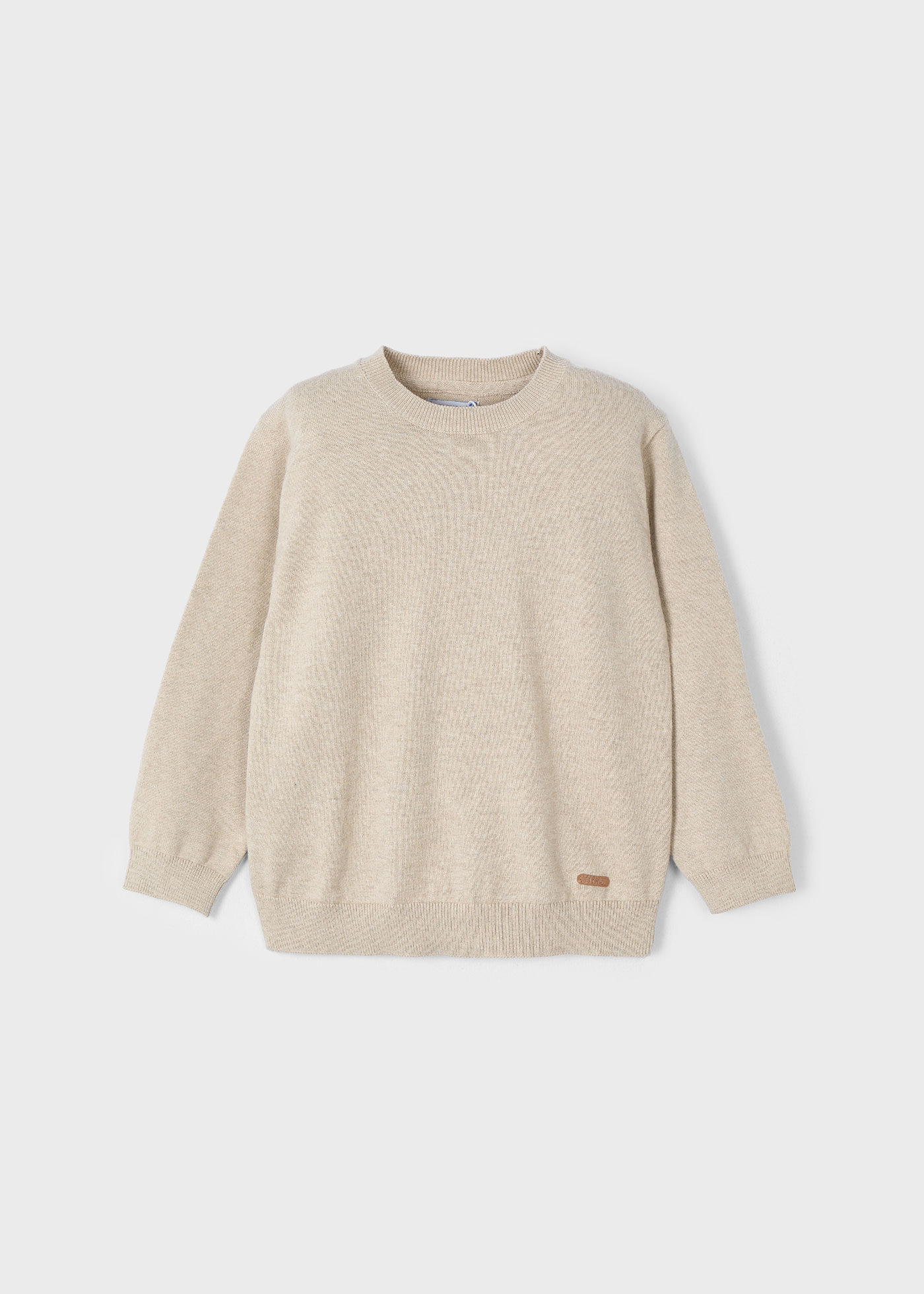 Boy Basic Sweater Sand heather | Mayoral