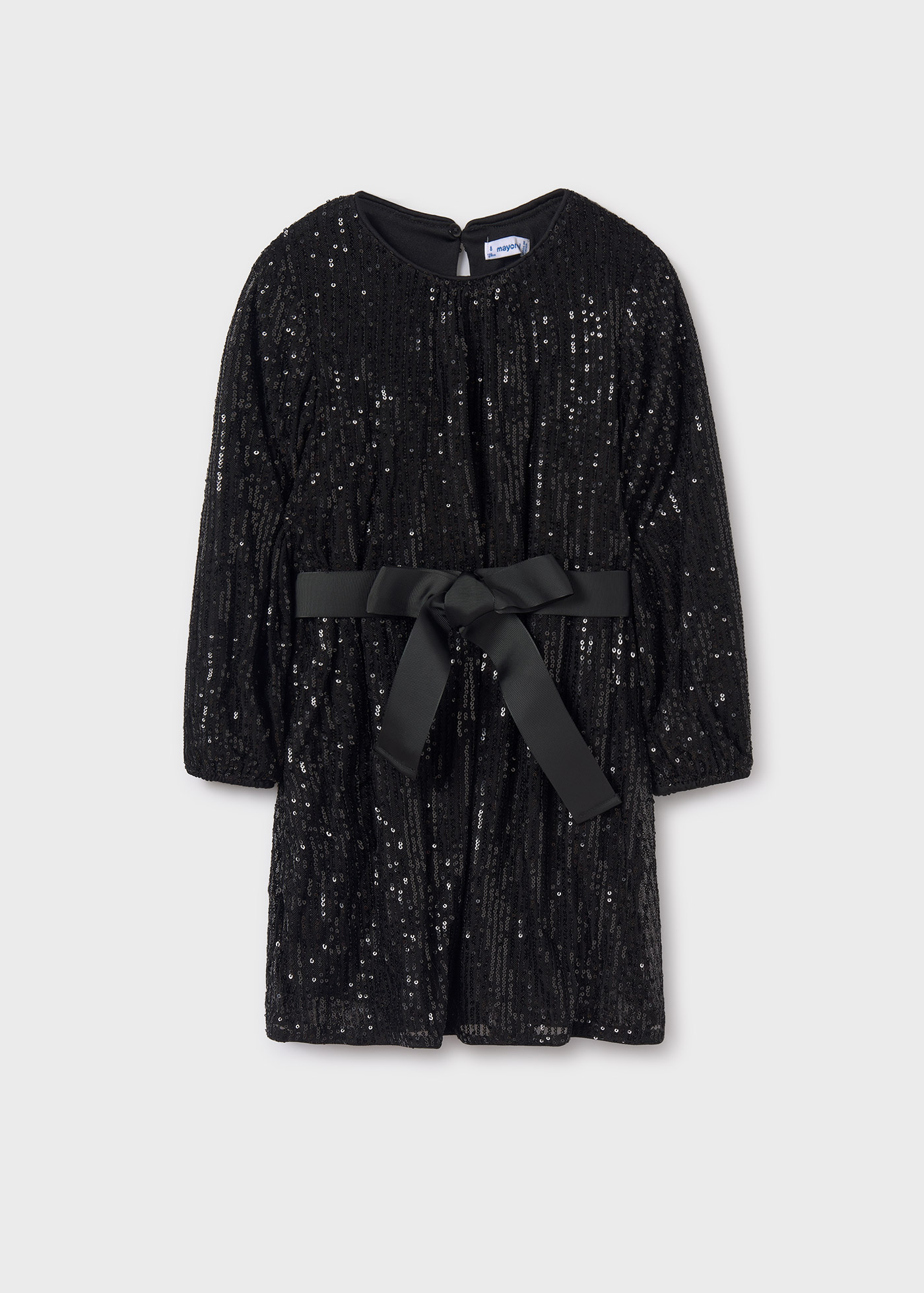 Robe à paillettes fille Noir | Mayoral