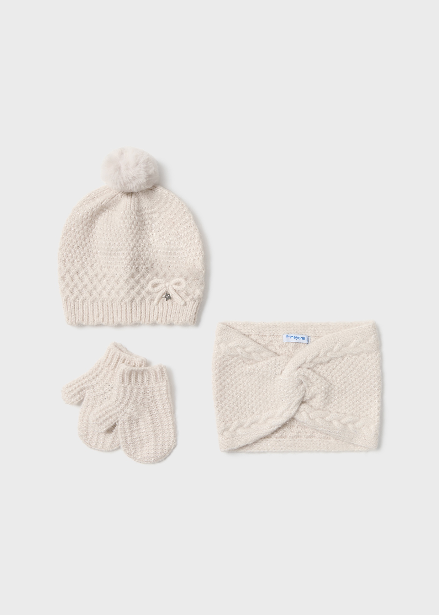 Completo 3 pezzi scaldacollo neonata Jengibre | Mayoral