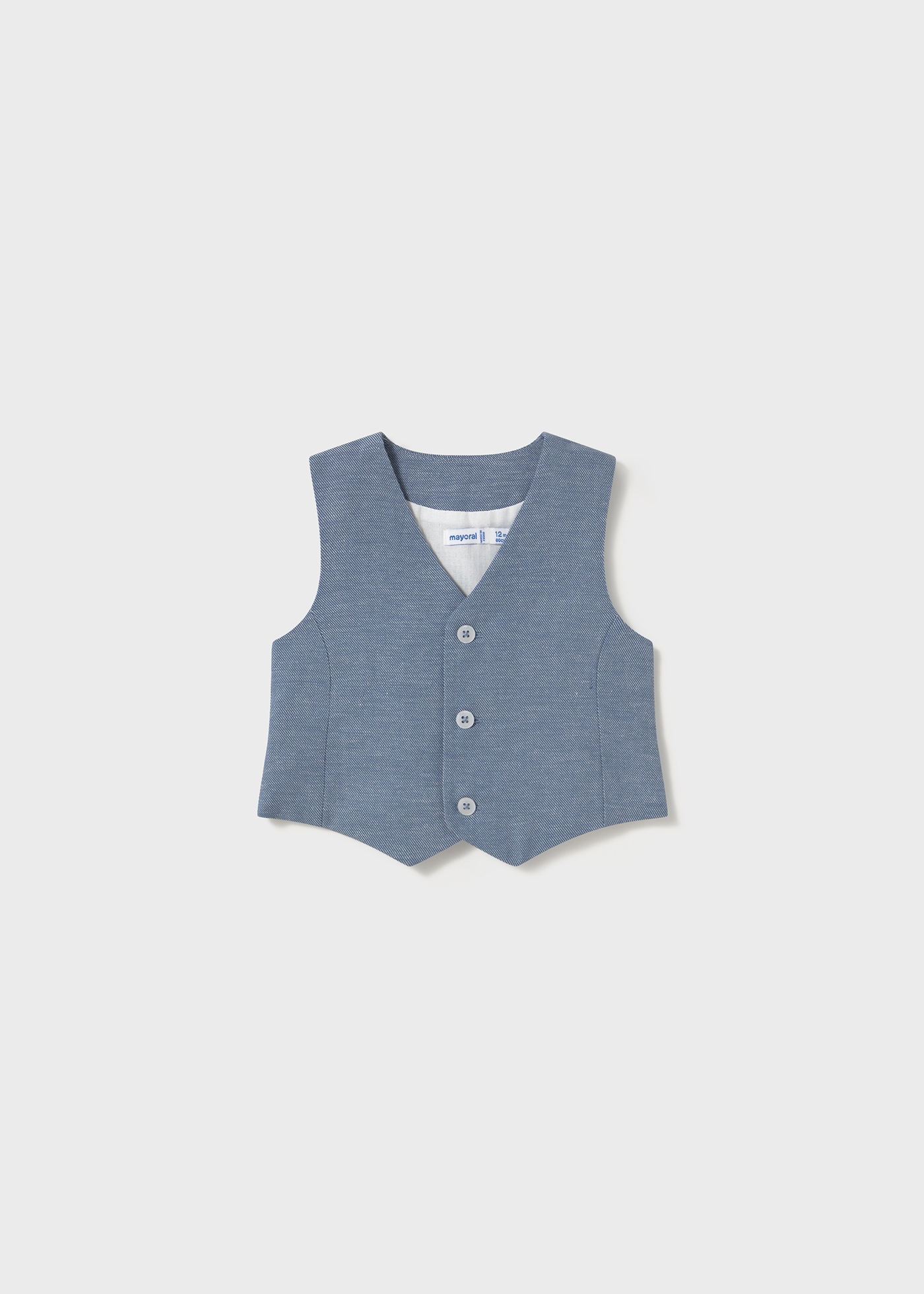 Baby Linen Suit Vest Stream | Mayoral