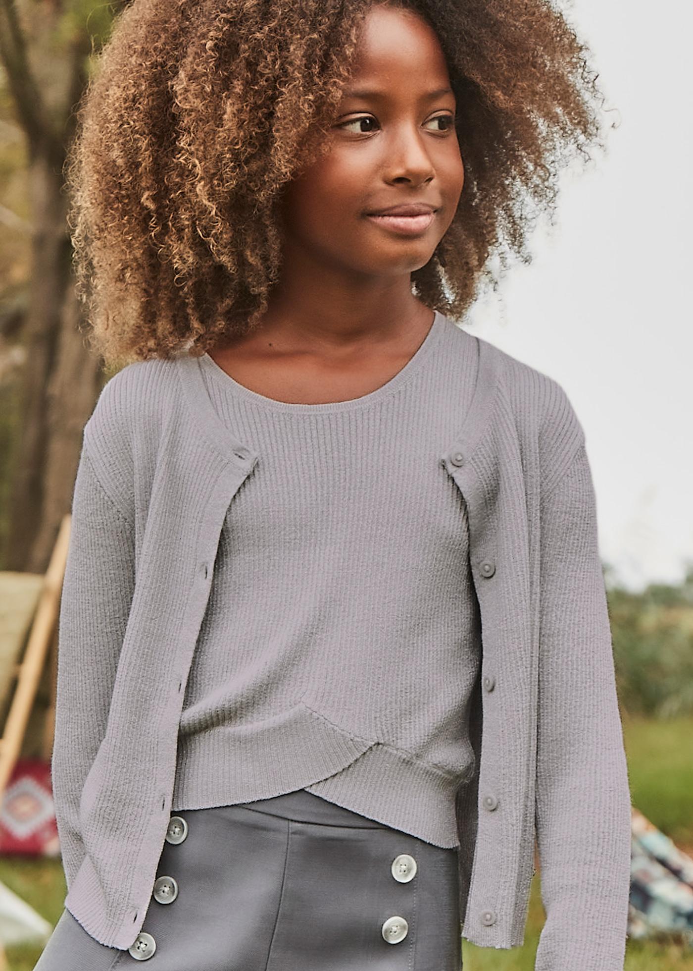 Top tricot fata Argintiu | Mayoral