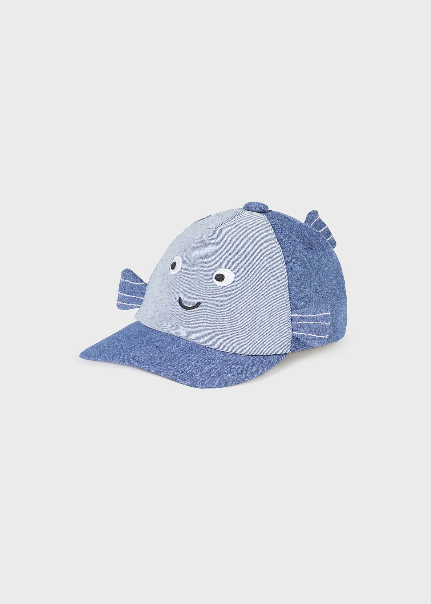 Newborn Denim Fish Hat Denim | Mayoral