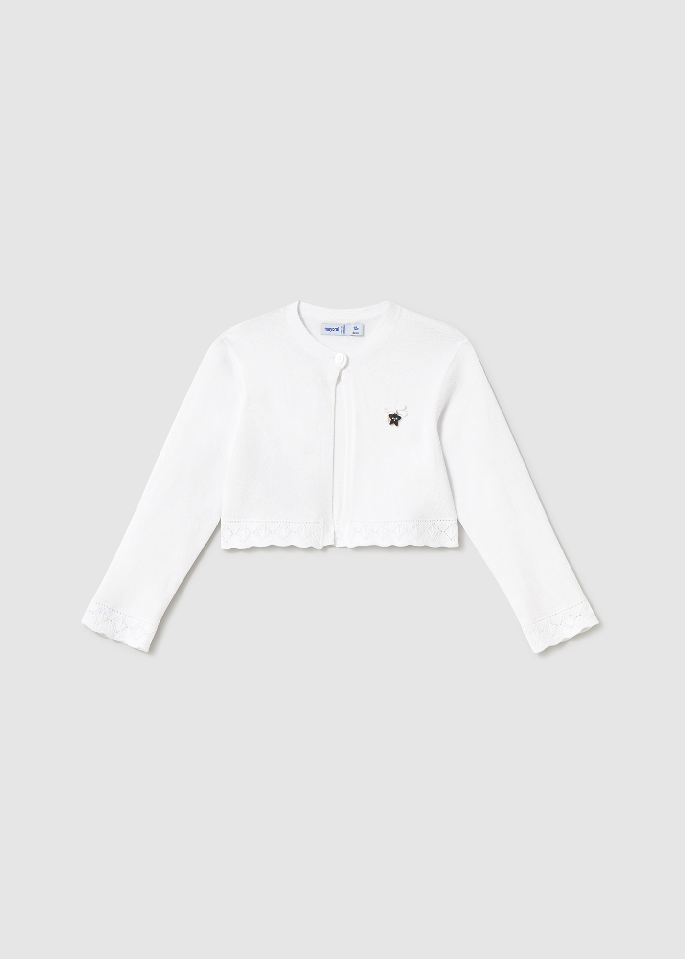 Baby Knit Cardigan White | Mayoral