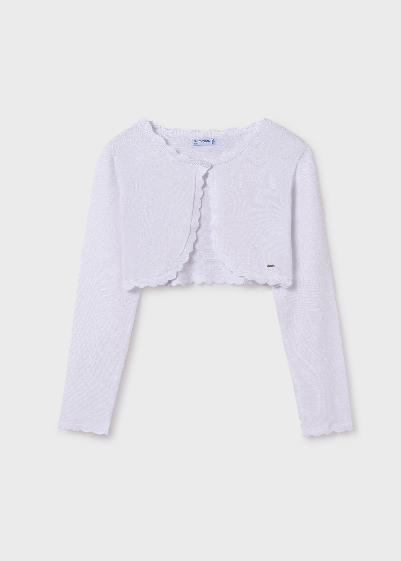 Rebeca tricot básica chica Blanco | Mayoral