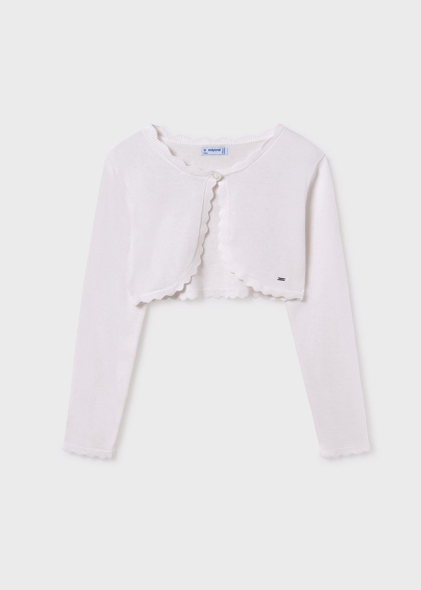 Rebeca tricot básica chica Crudo | Mayoral