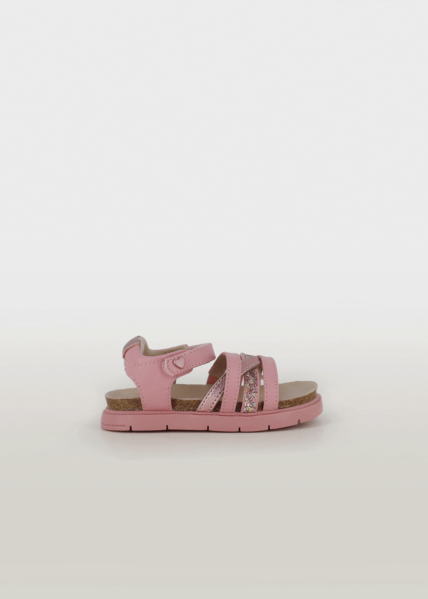 Baby sandals with serrated sole Strawberry | Mayoral