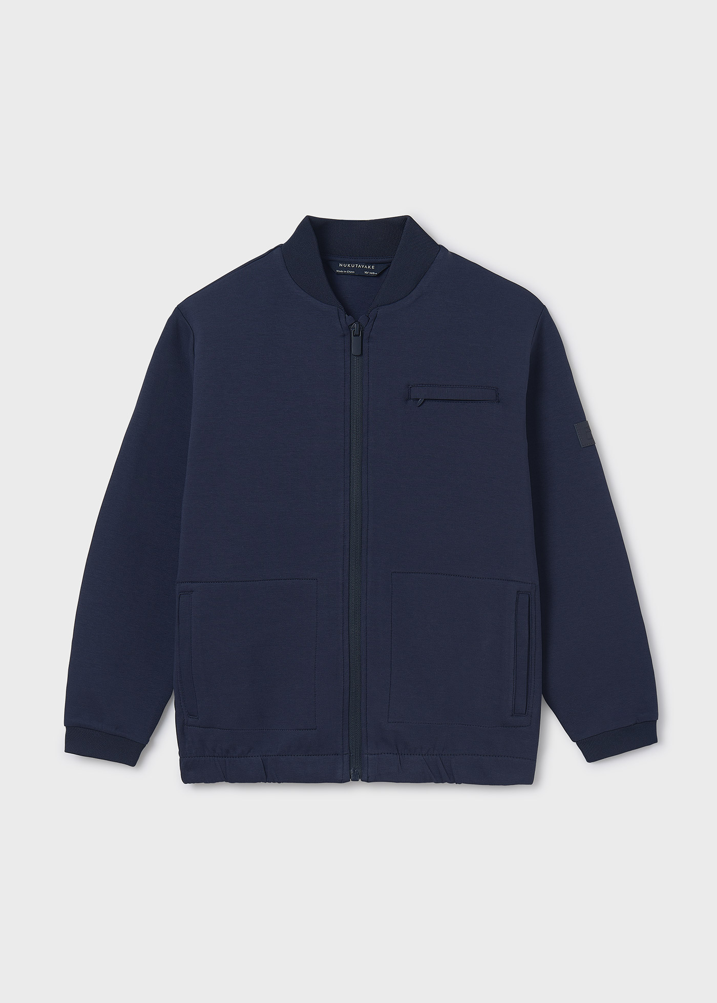 Boy Full-Zip Sweatshirt Navy blue | Mayoral
