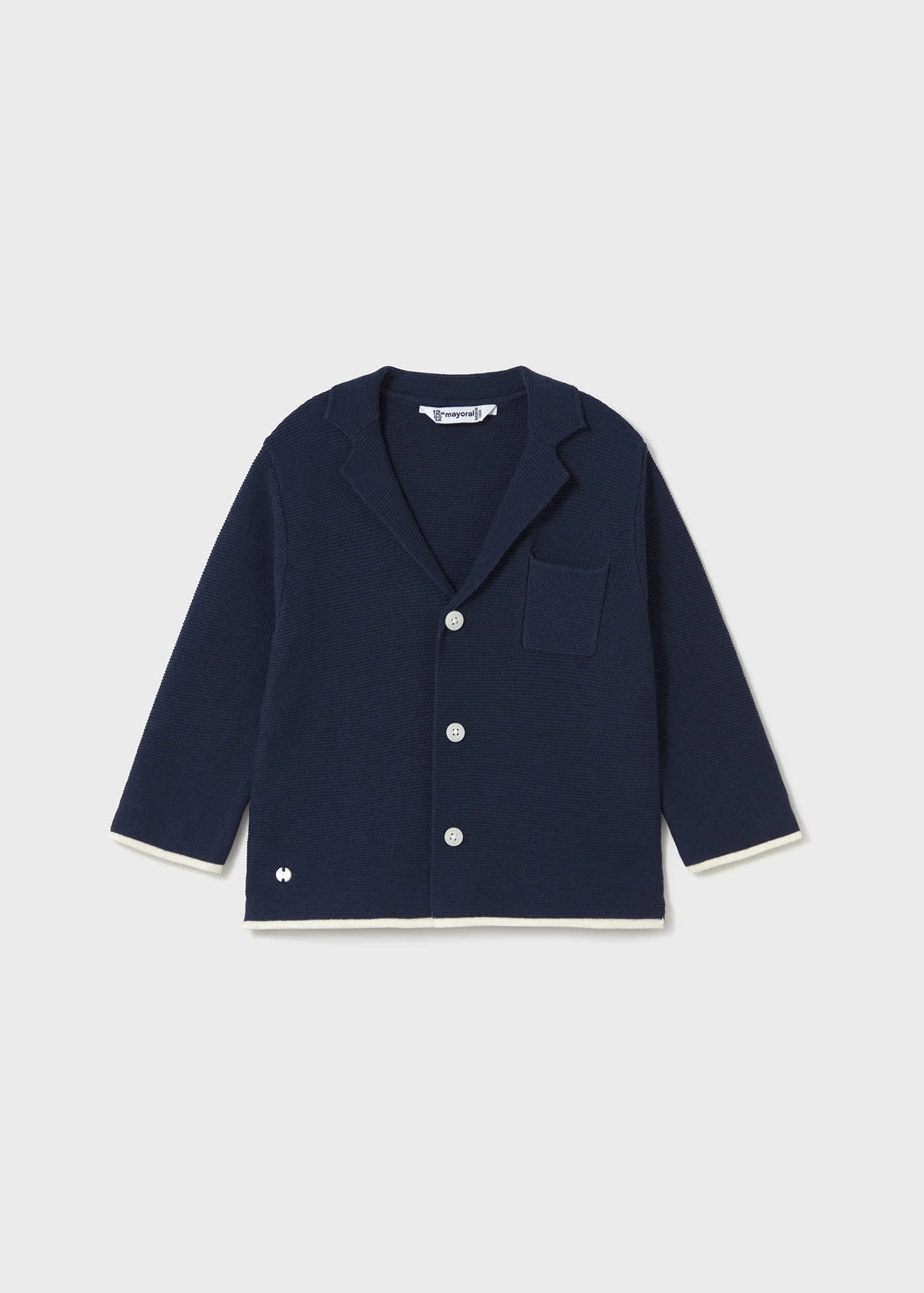 Jacheta tricot bebe Navy blue | Mayoral