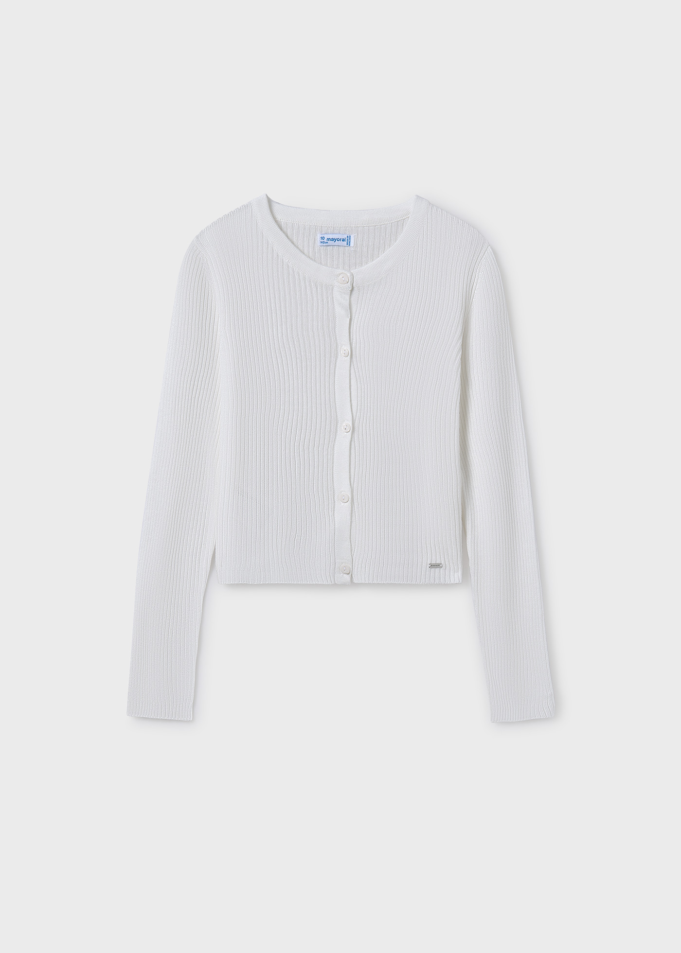 Rebeca tricot canalé chica Crudo | Mayoral